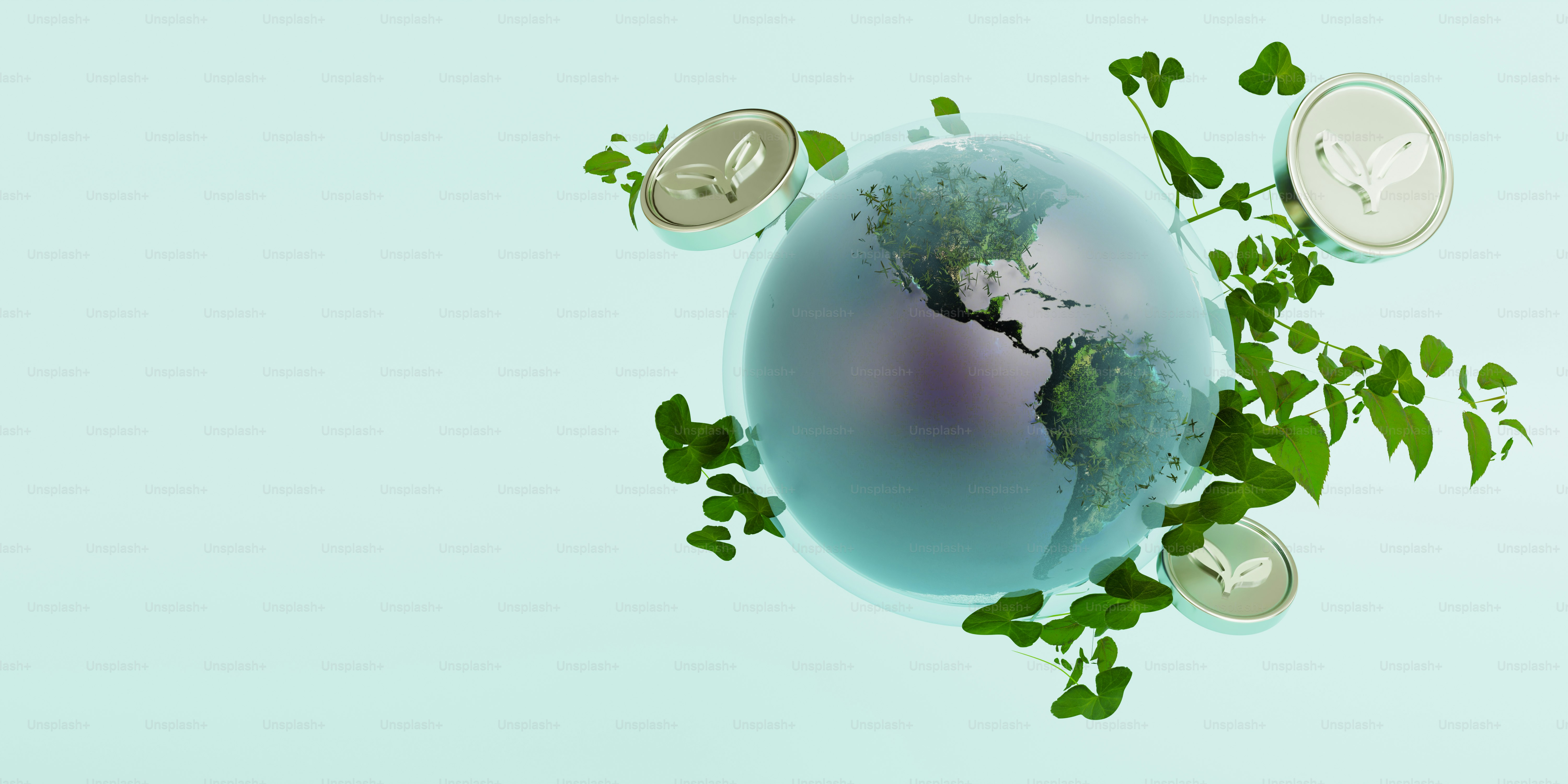 Earth with money and plants. photo – Money Image on Unsplash