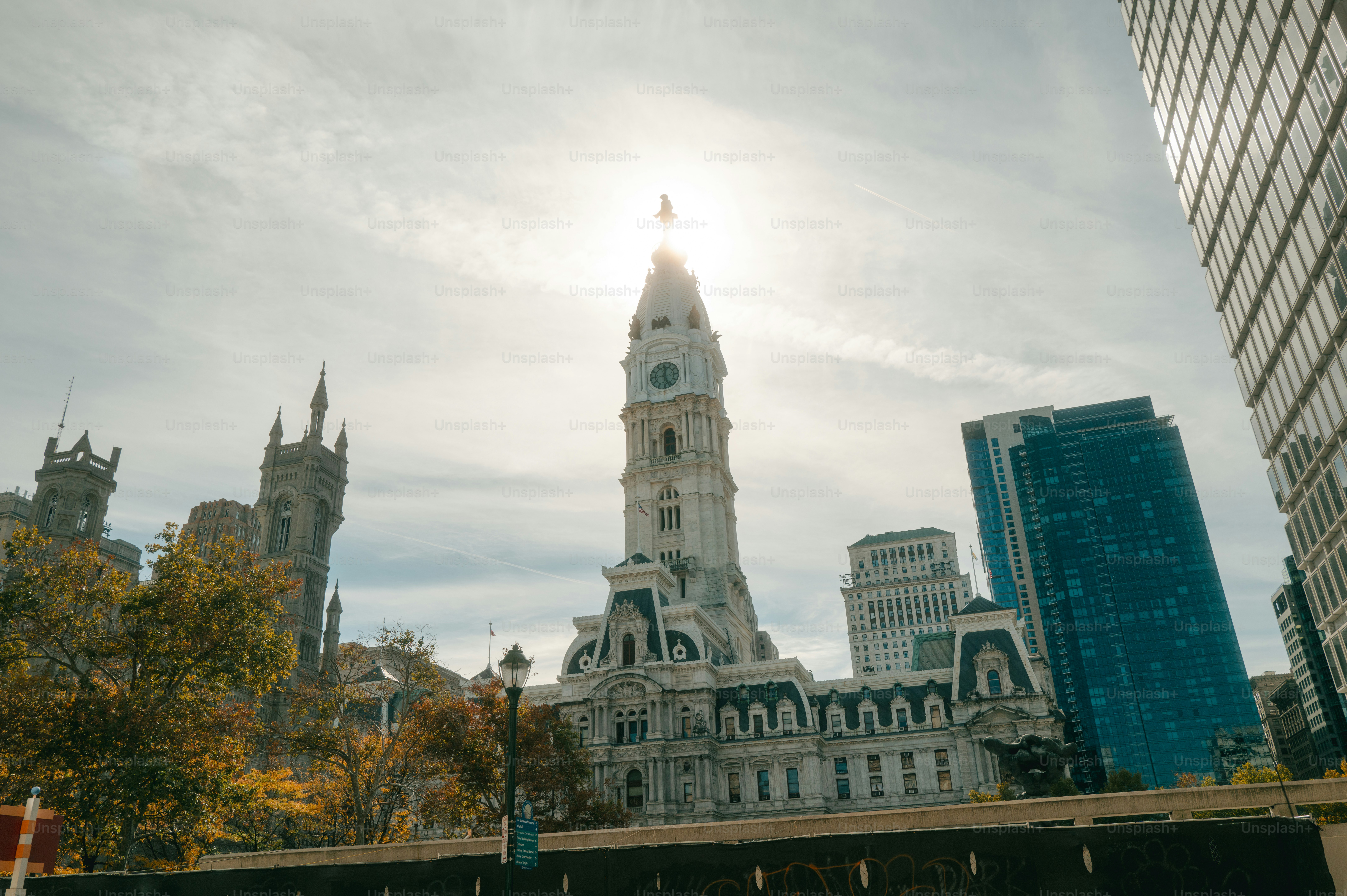 Philadelphia City Hall - Pennsylvania - Town Hall - Philly - Front View ...