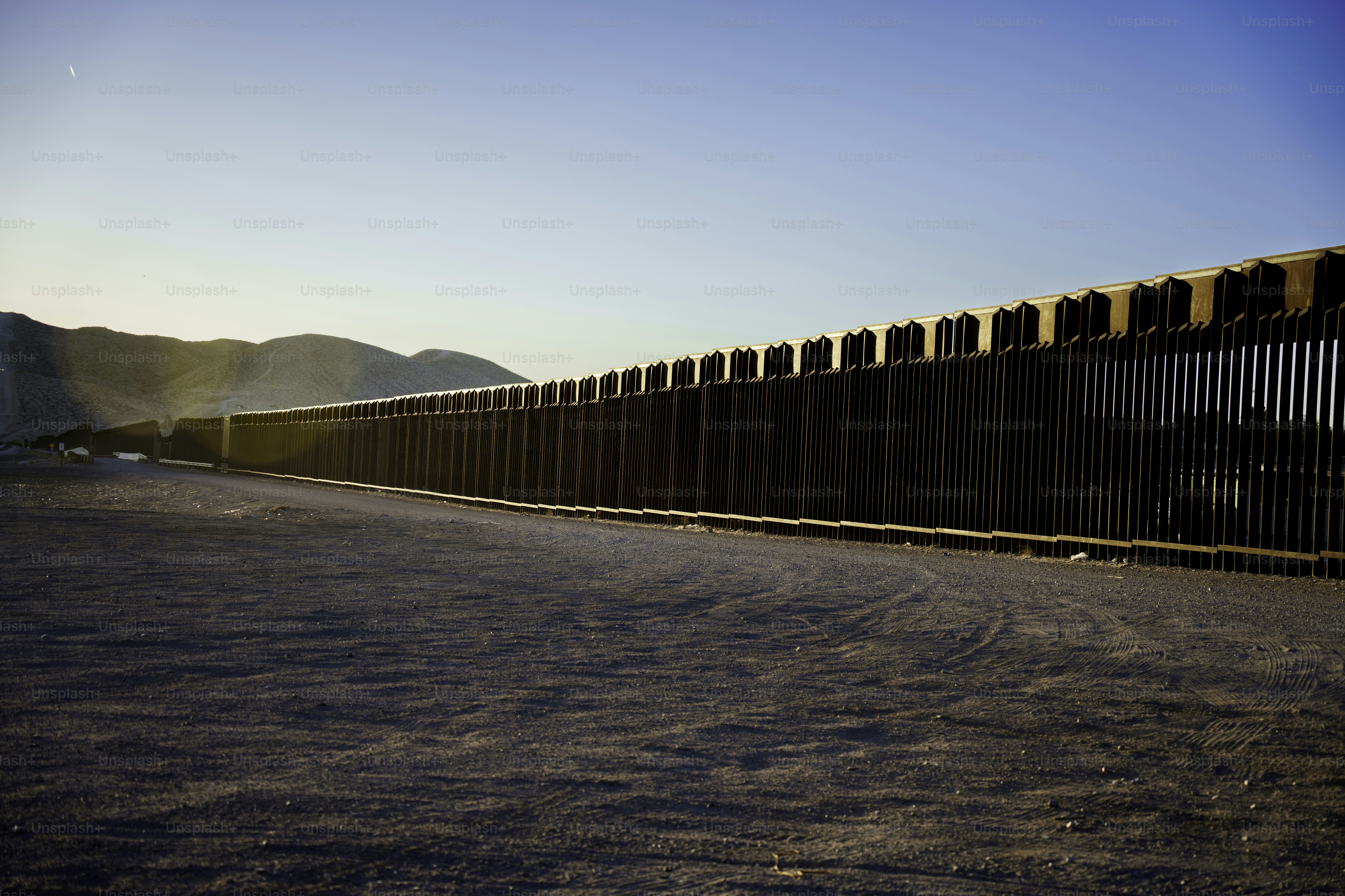 International Border Wall at Puerto Anapra and Sunland Park New Mexico ...