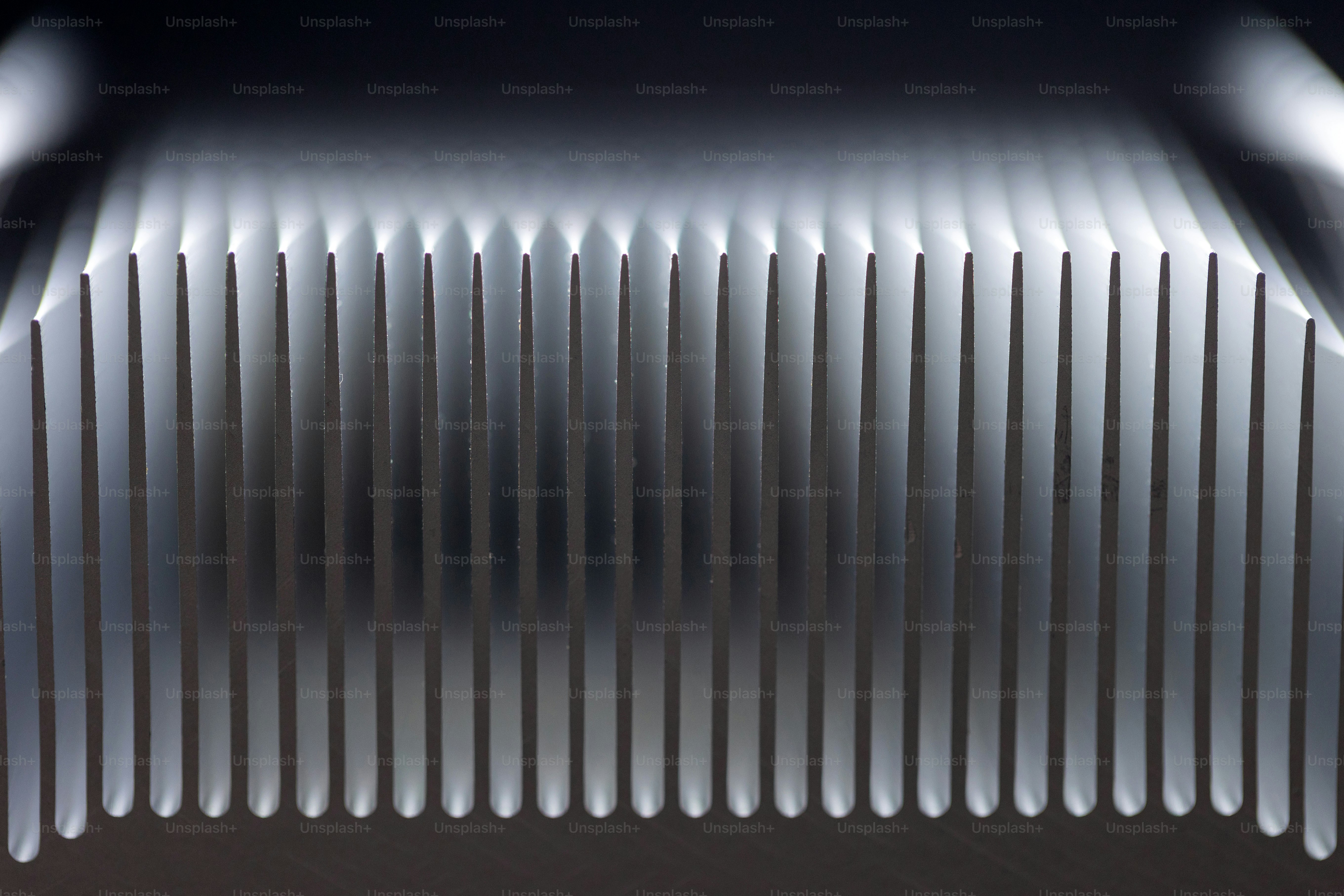 Here's a short caption for the image: **a metallic heat sink.** photo ...