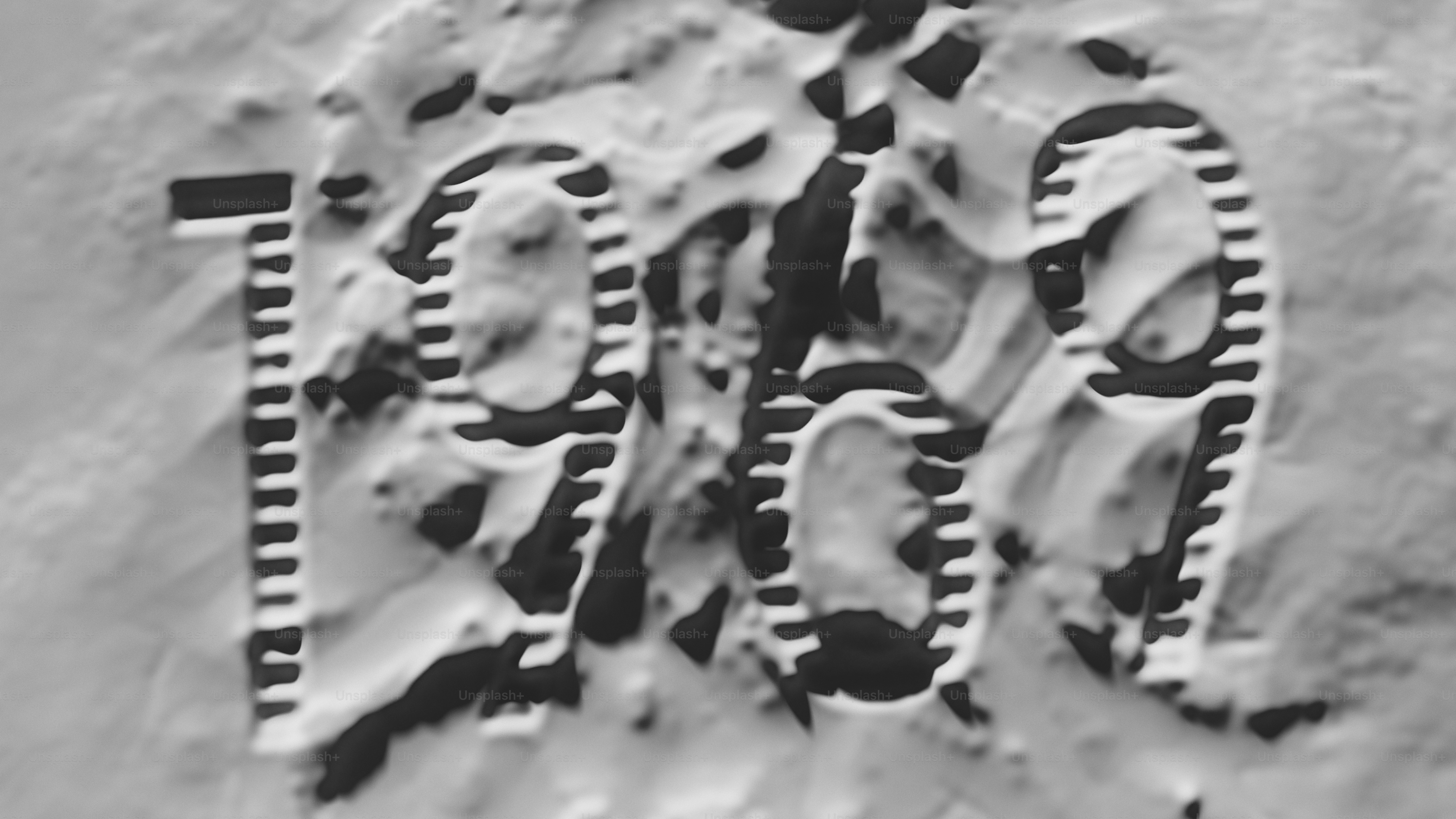 The image shows the numbers "1969" in snow. photo – 3d render Image on ...