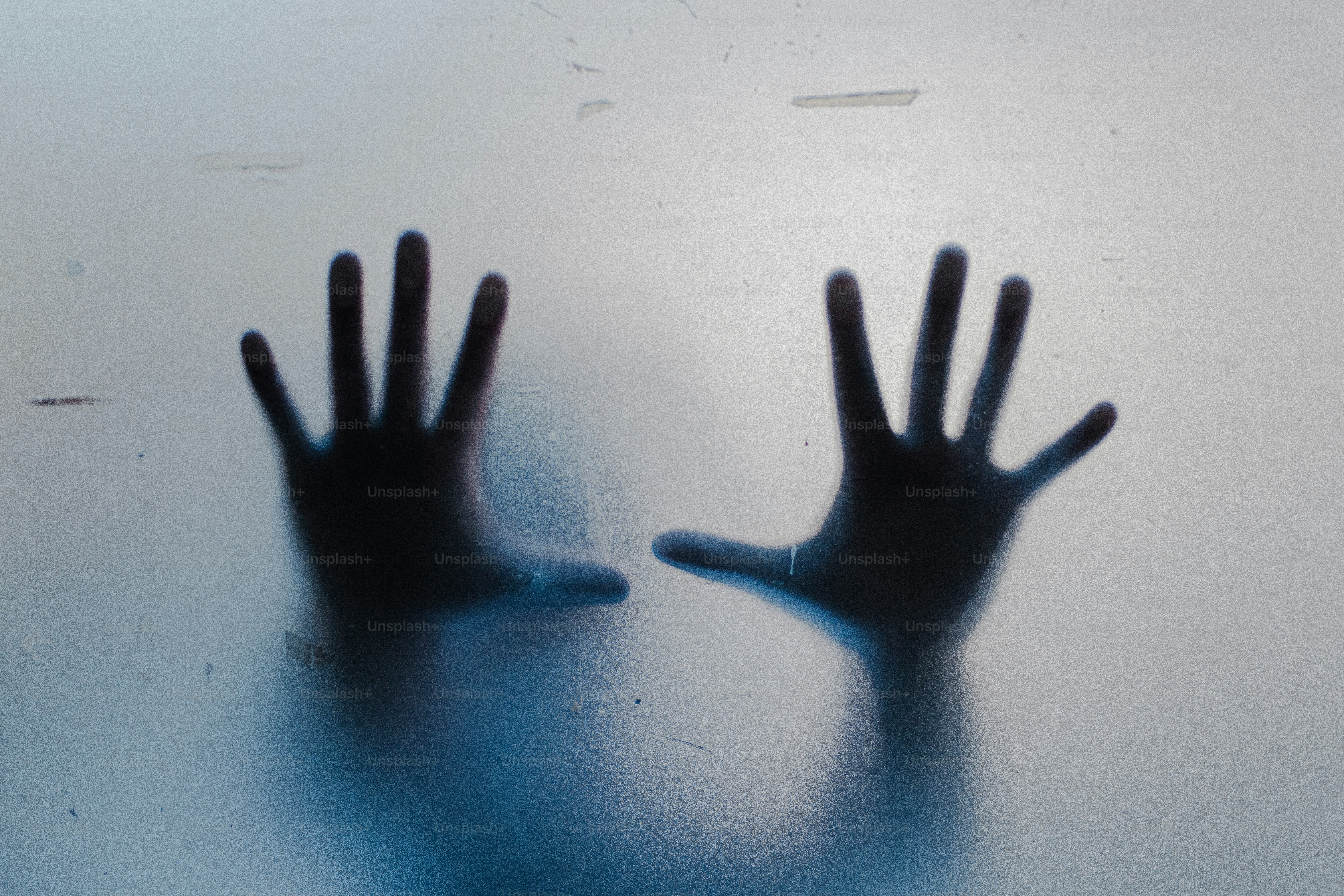 Hands are pressed against a translucent surface. photo – Wallpaper ...