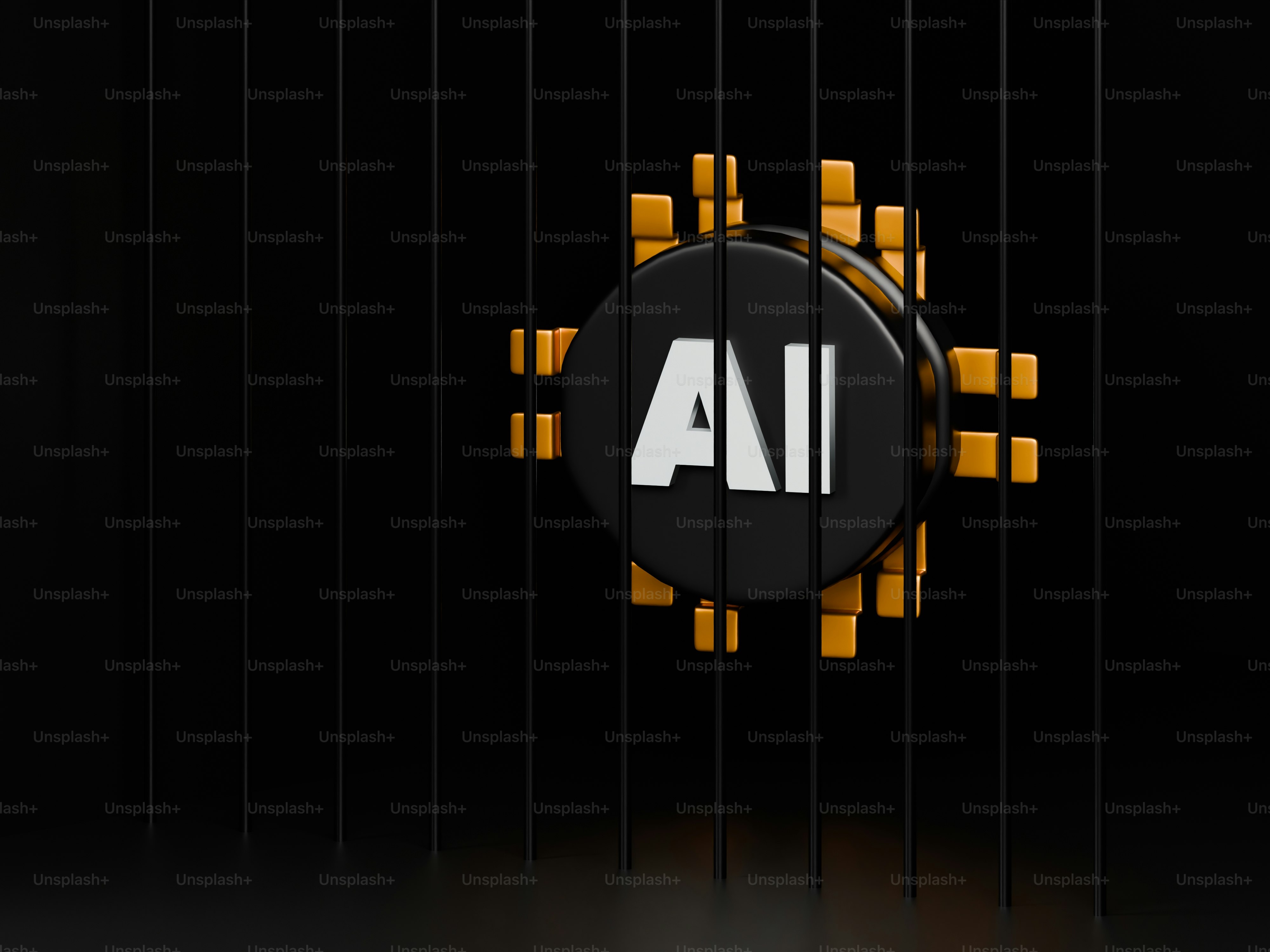 Ai stands out in a modern and abstract design. photo – Technology Image ...