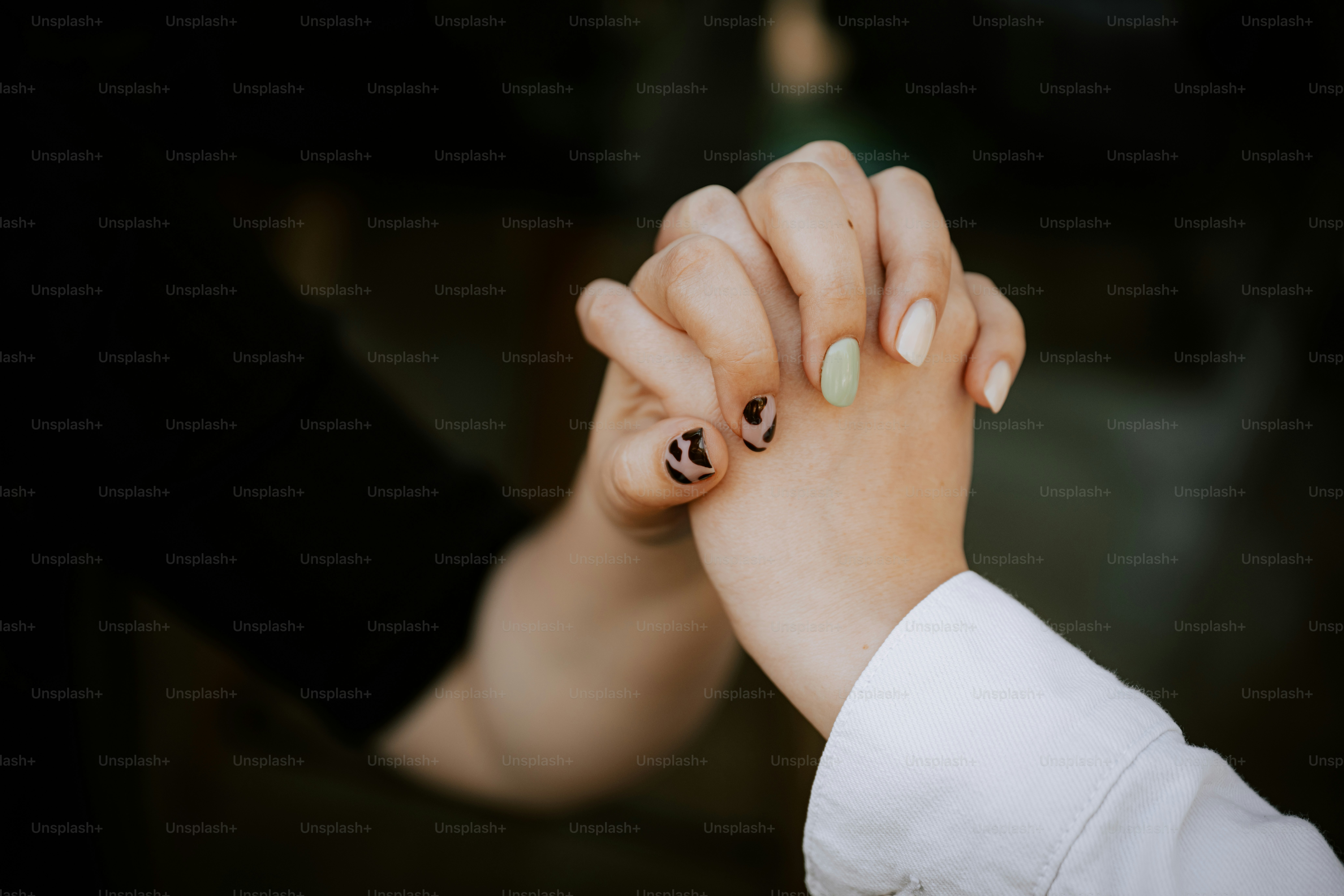 Hands touch, showing unity and togetherness. photo – Hands Image on ...