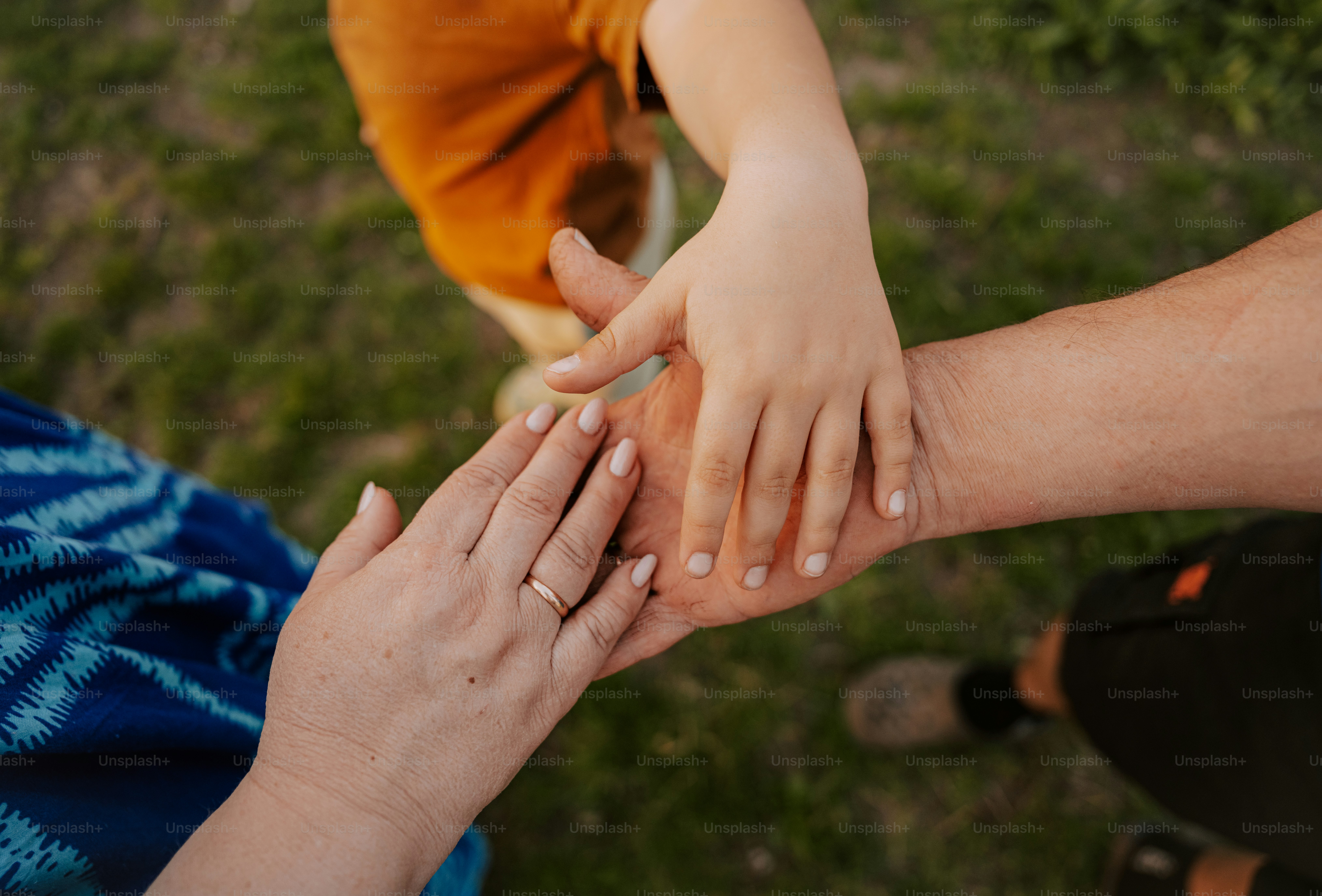 Family members hold hands, showing togetherness. photo – Hands Image on ...