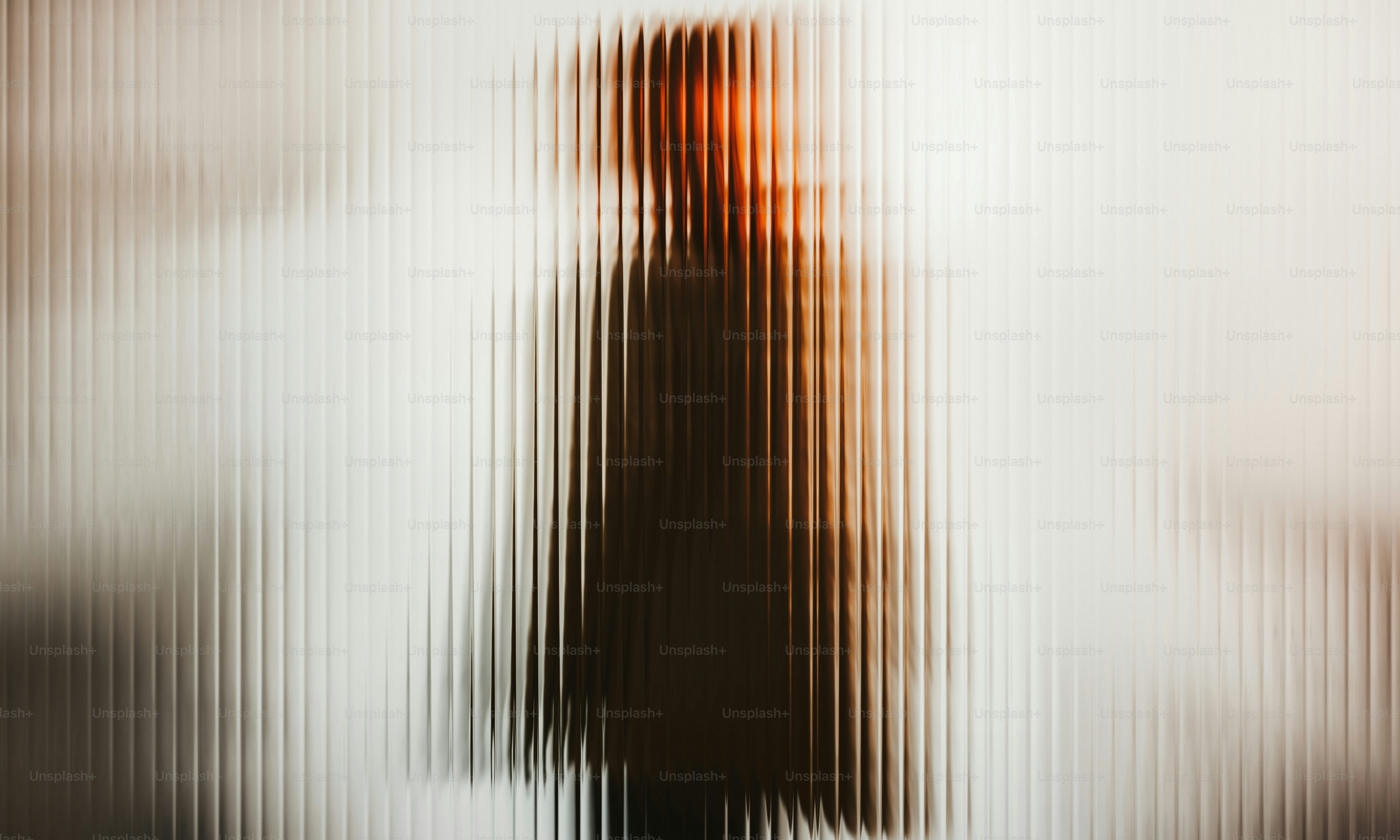 Blurred figure seen through a textured surface. photo – Pattern Image ...