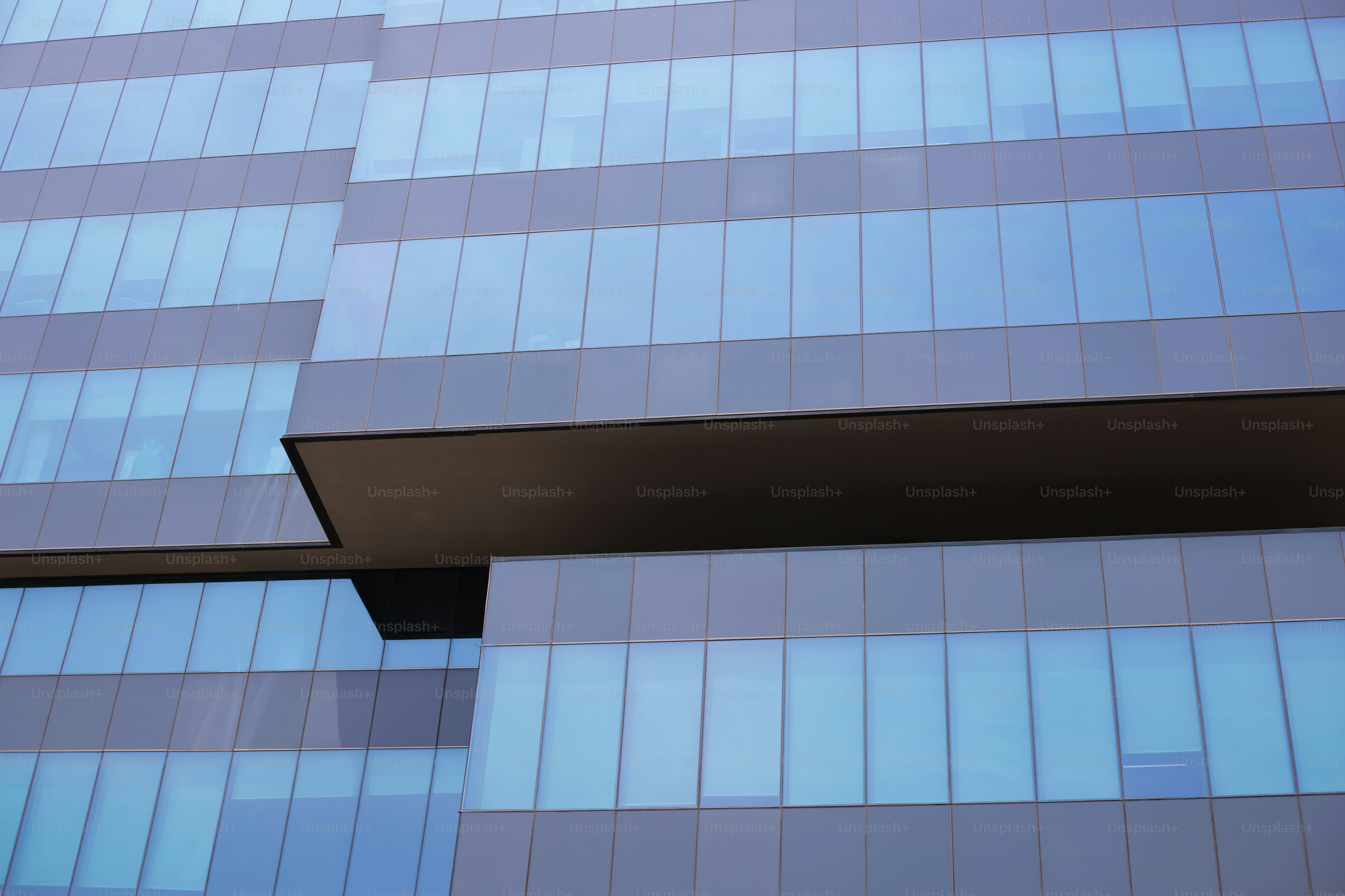 Modern skyscraper with blue glass windows. photo – Architecture Image ...