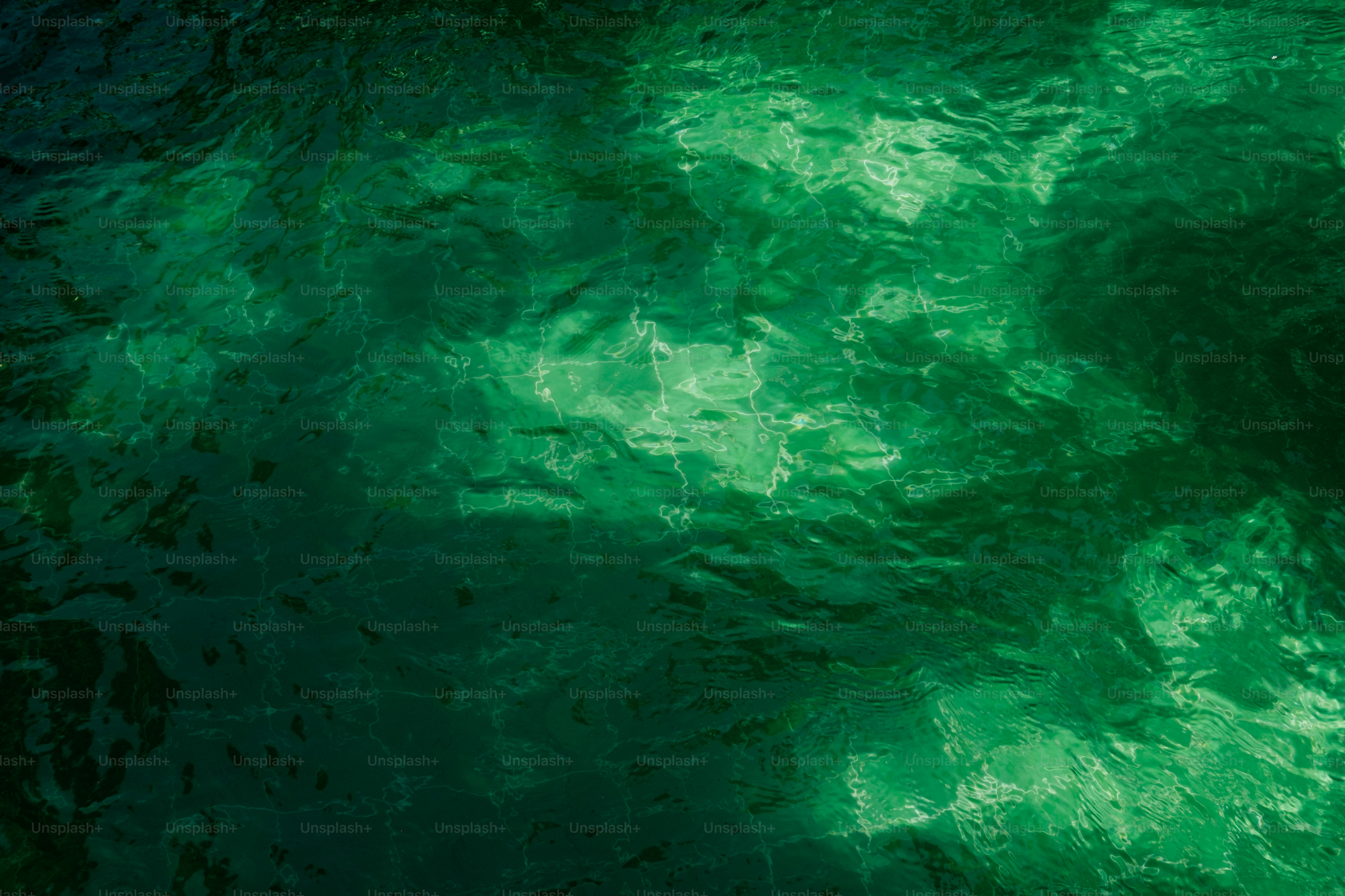 Green water surface with light reflections. photo – Wallpaper Image on ...