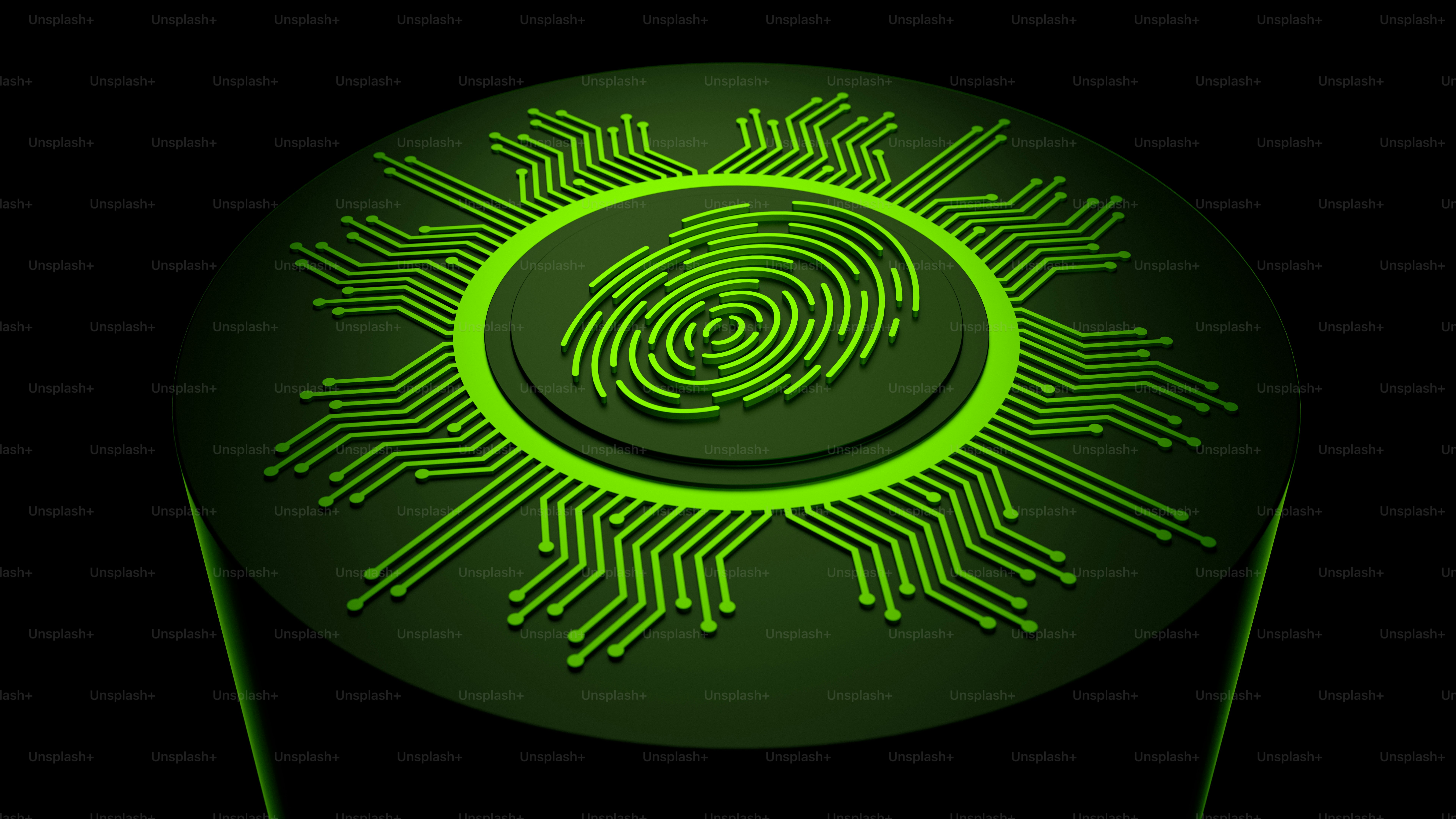 Biometric fingerprint security. photo – Technology Image on Unsplash