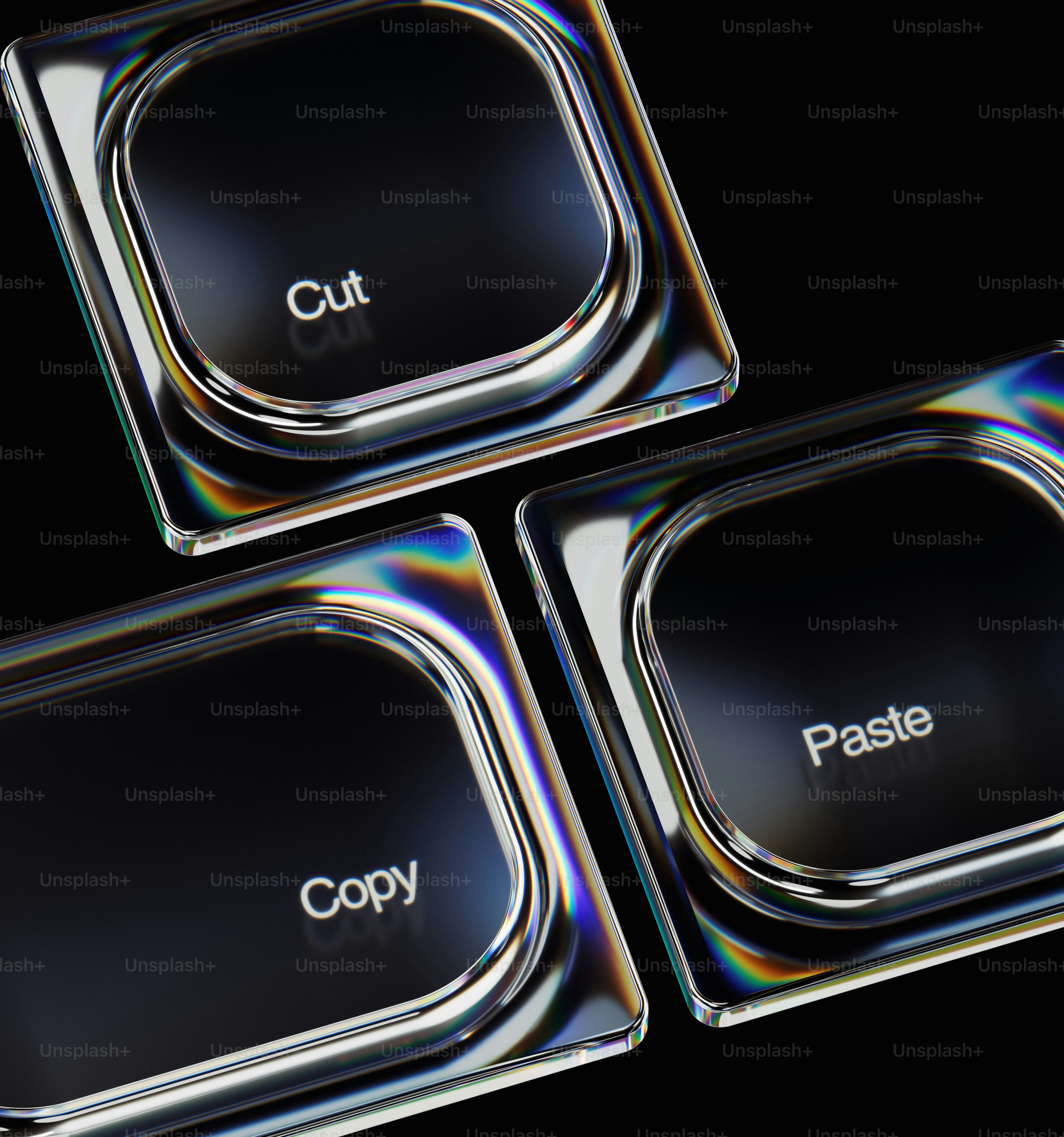 Copy, cut, and paste keys are shown. photo – Technology Image on Unsplash