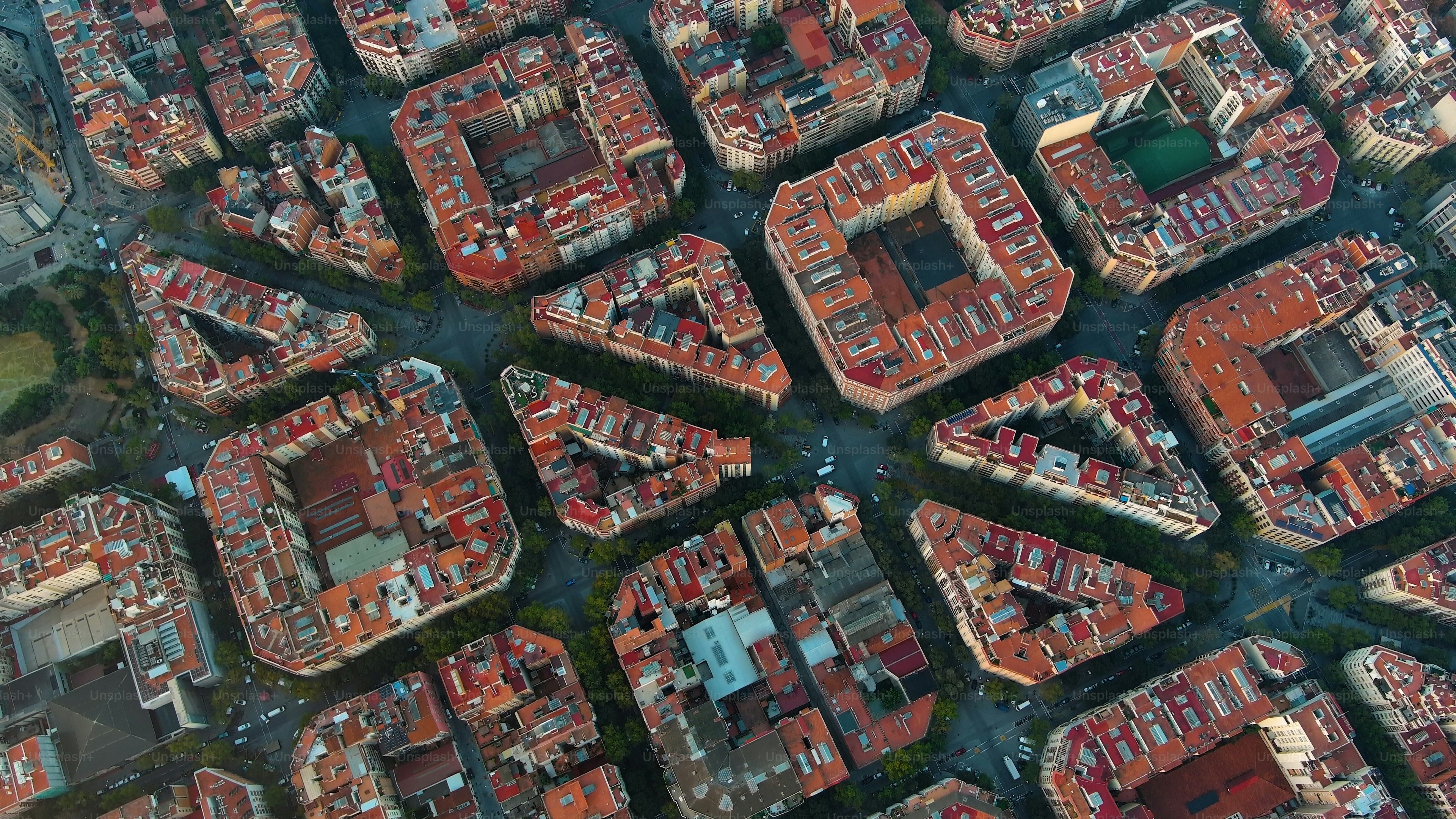 aerial-drone-helicopter-barcelona-city-above-the-clouds-and-fog