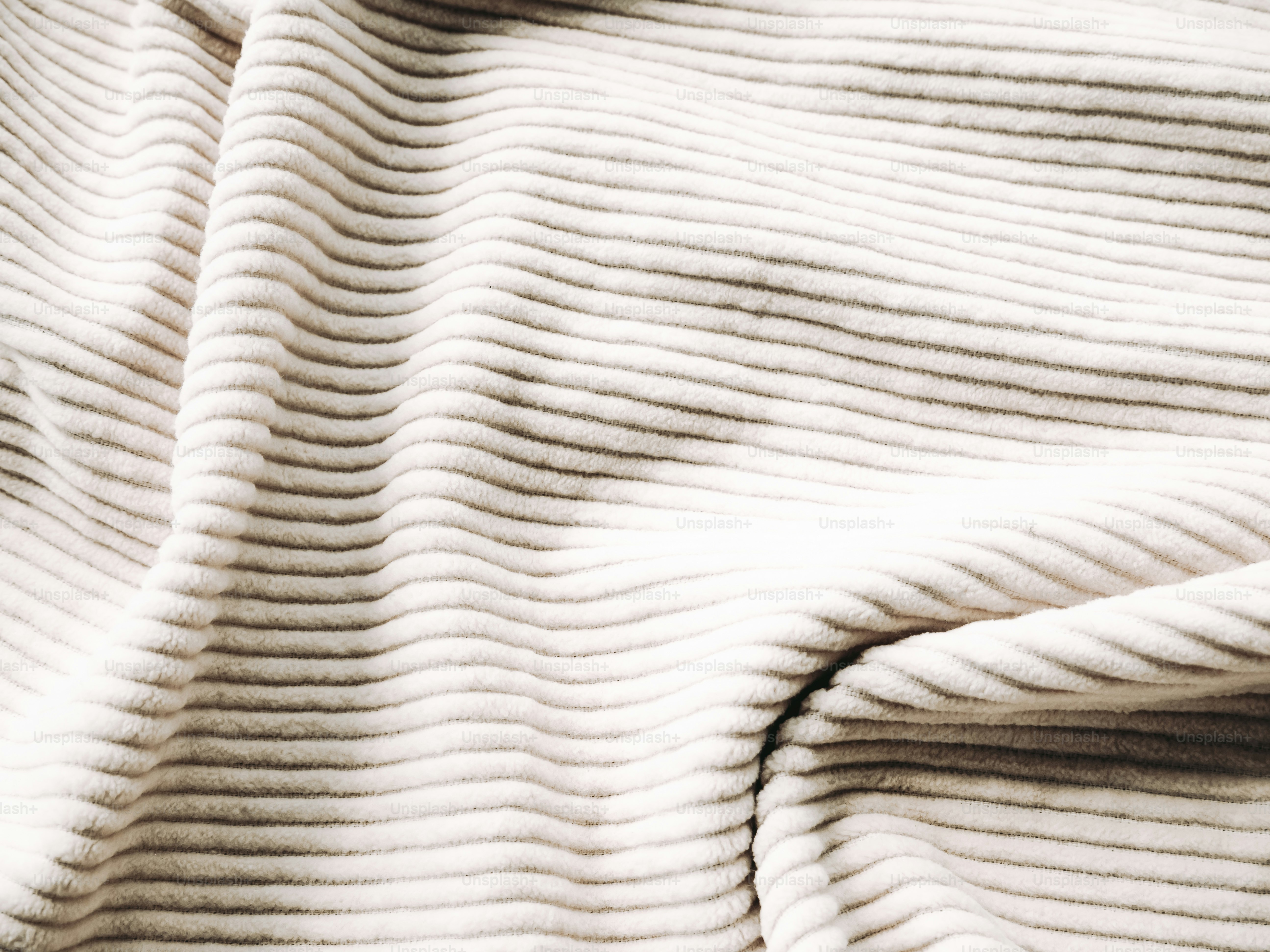 Close-up of soft, striped fabric with gentle folds. photo – Wallpaper ...