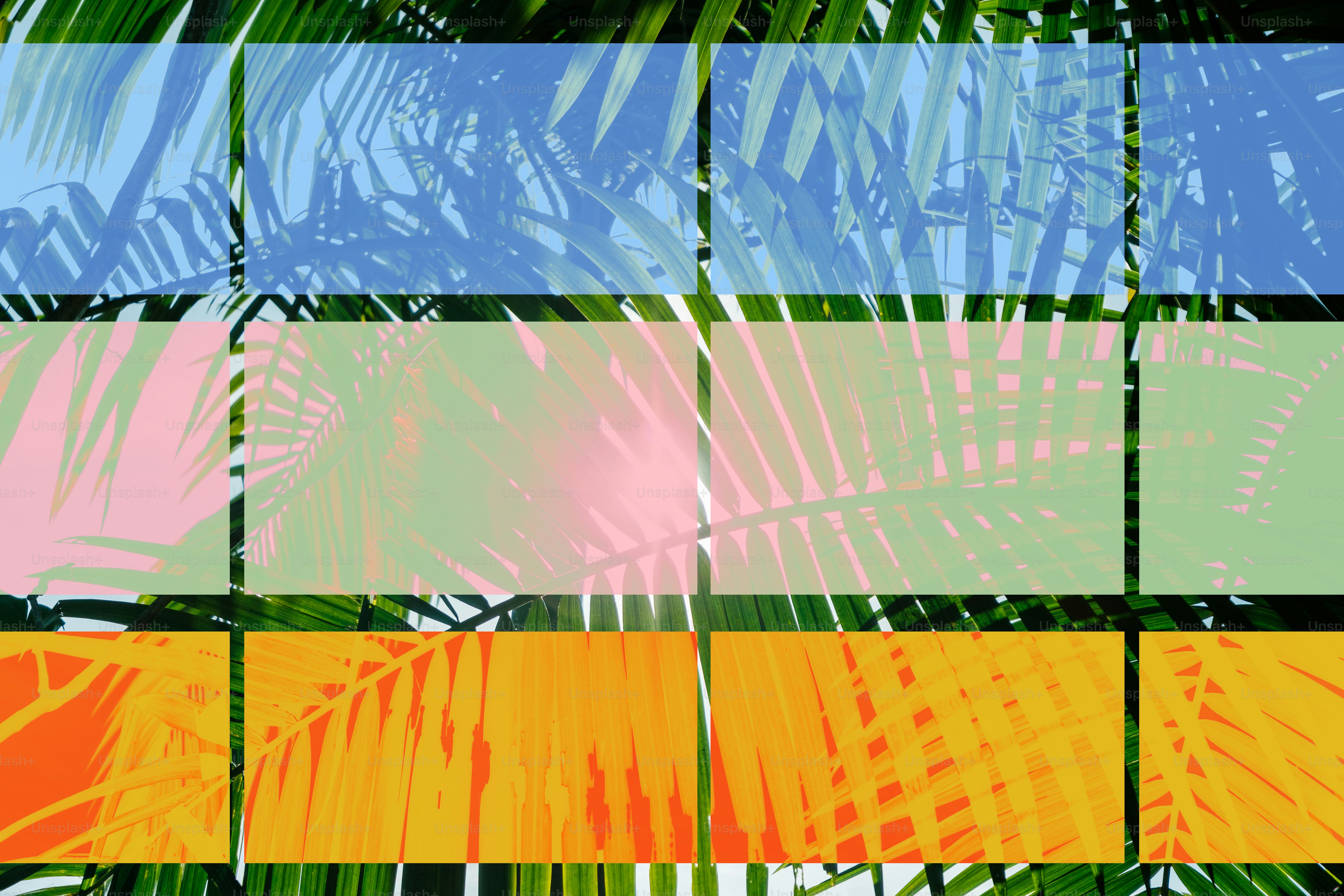 Abstract textured background with horizontal color bands. photo ...