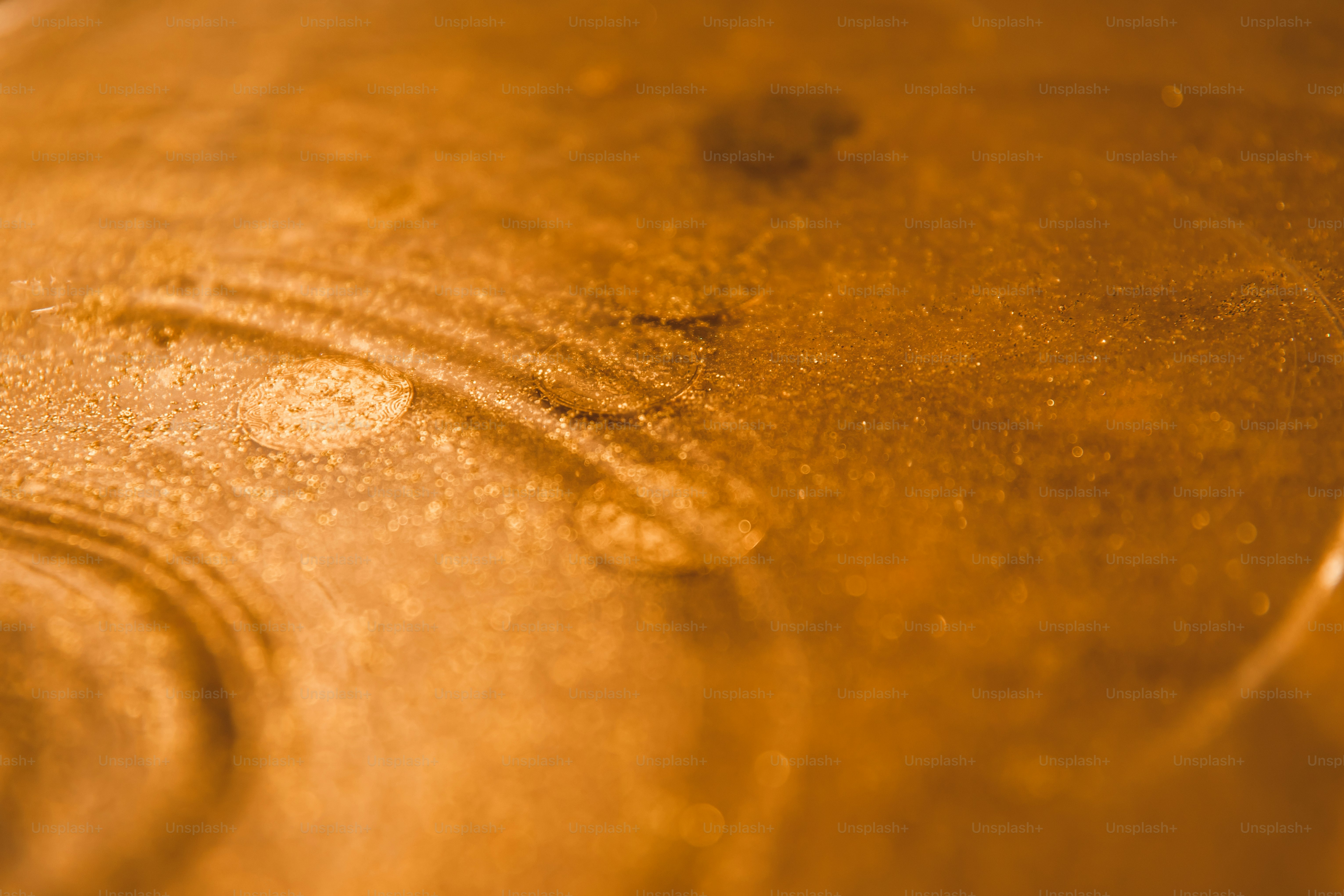 Close-up of textured amber resin with bubbles. photo – Texture Image on ...
