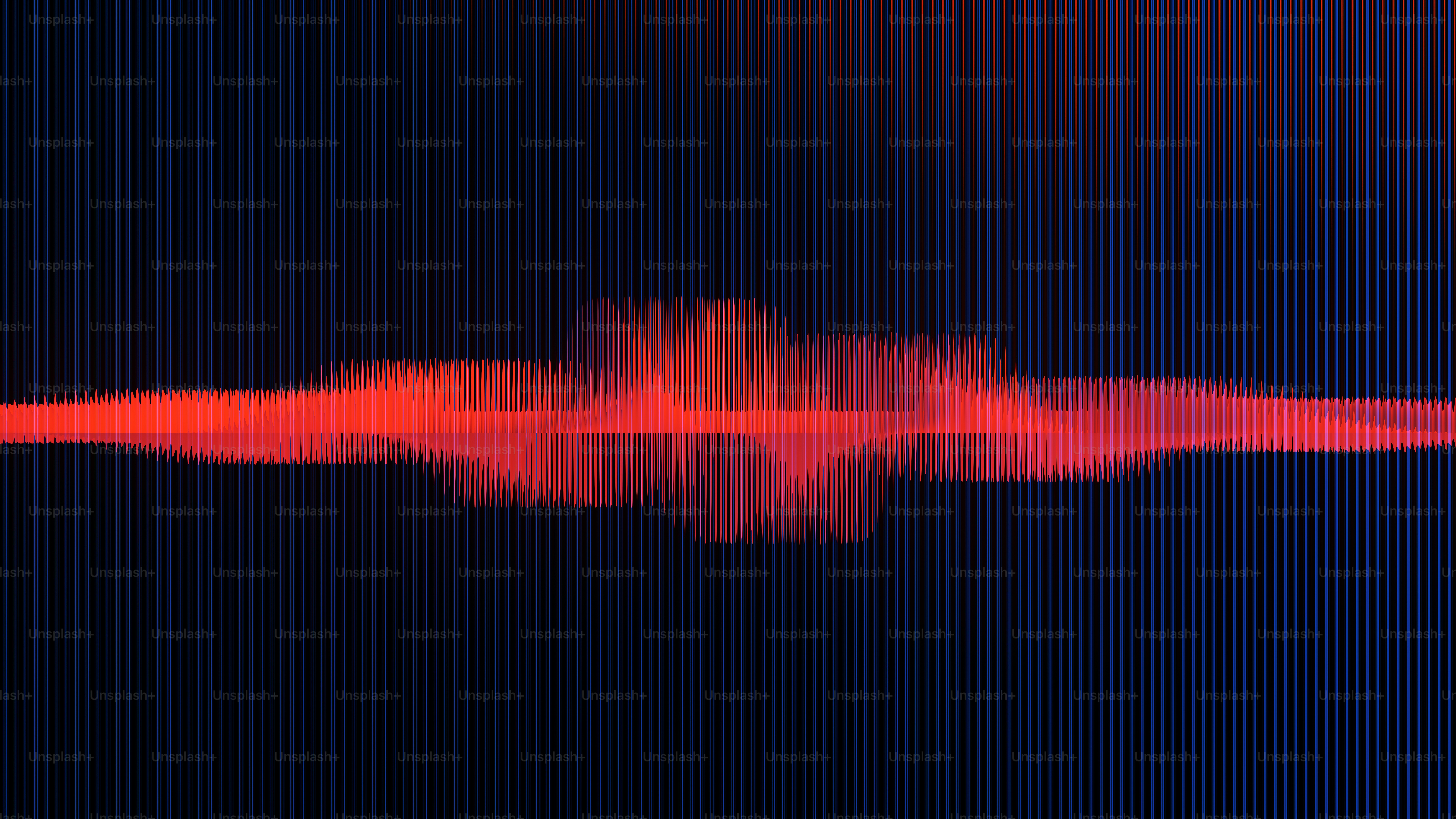 Abstract red waveform on dark blue background photo – Background Image ...