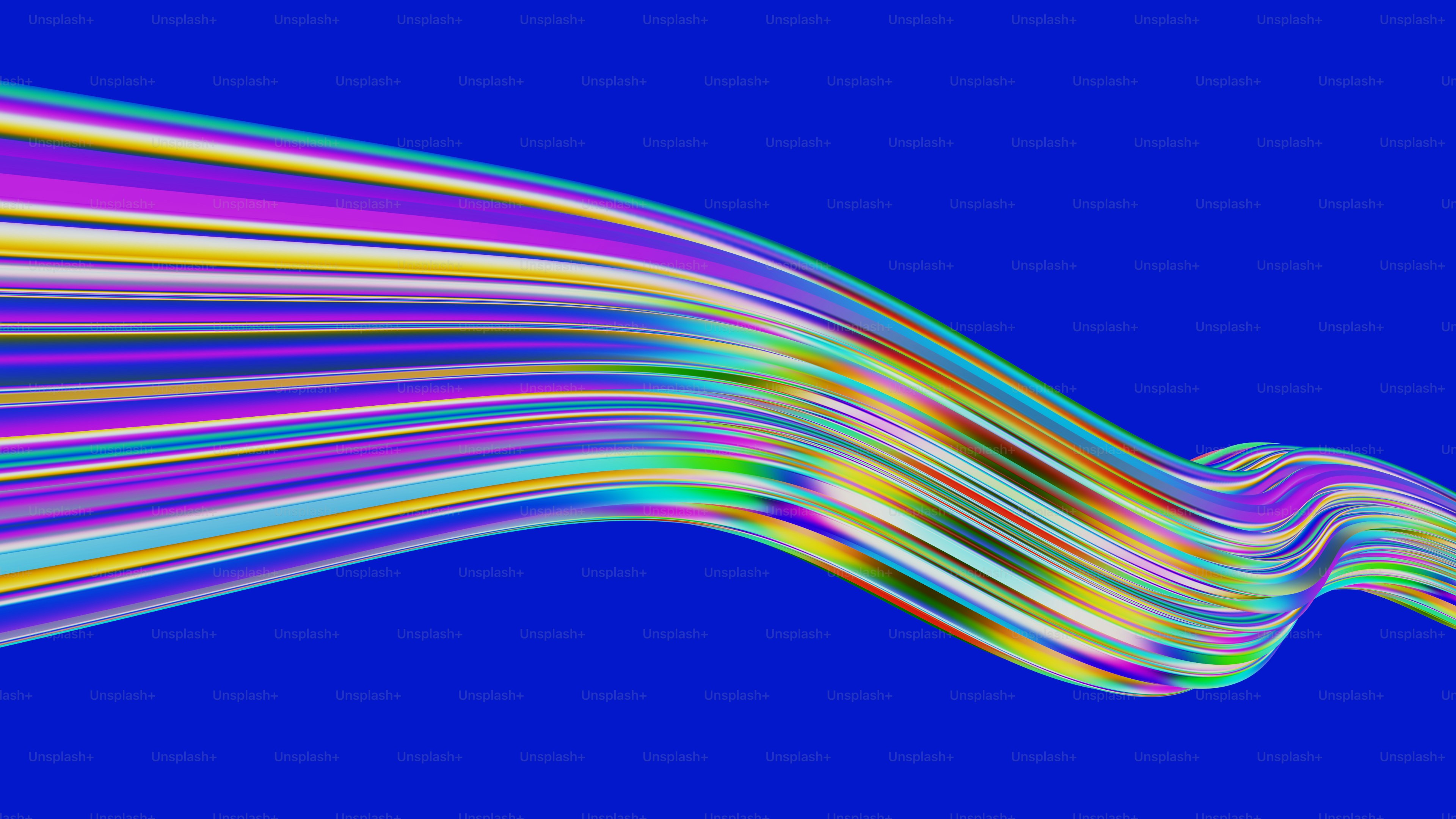 Colorful abstract streaks flowing on blue background photo – Abstract ...