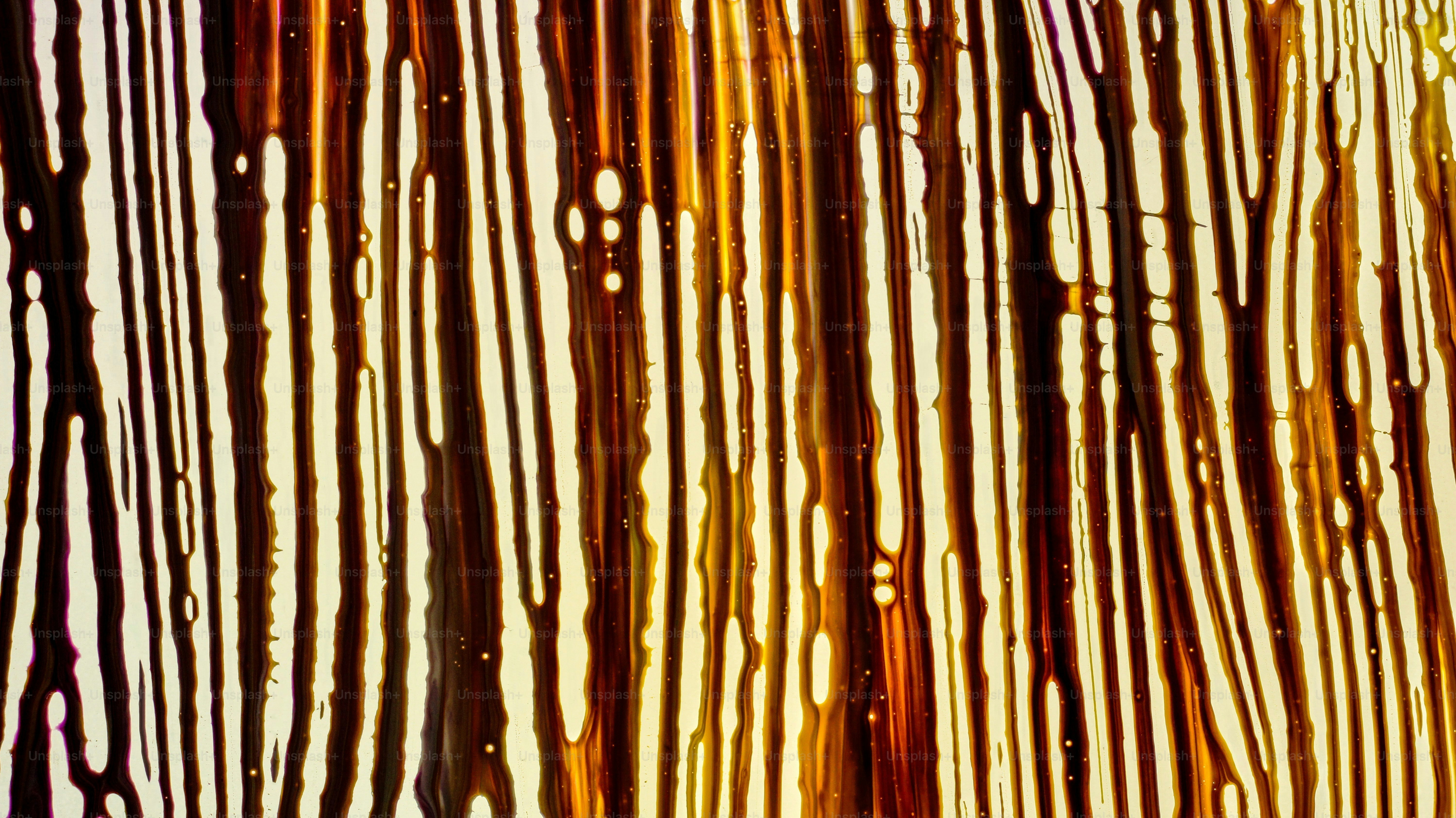 Four blocks of colored sand: orange, brown, green, and yellow. photo ...