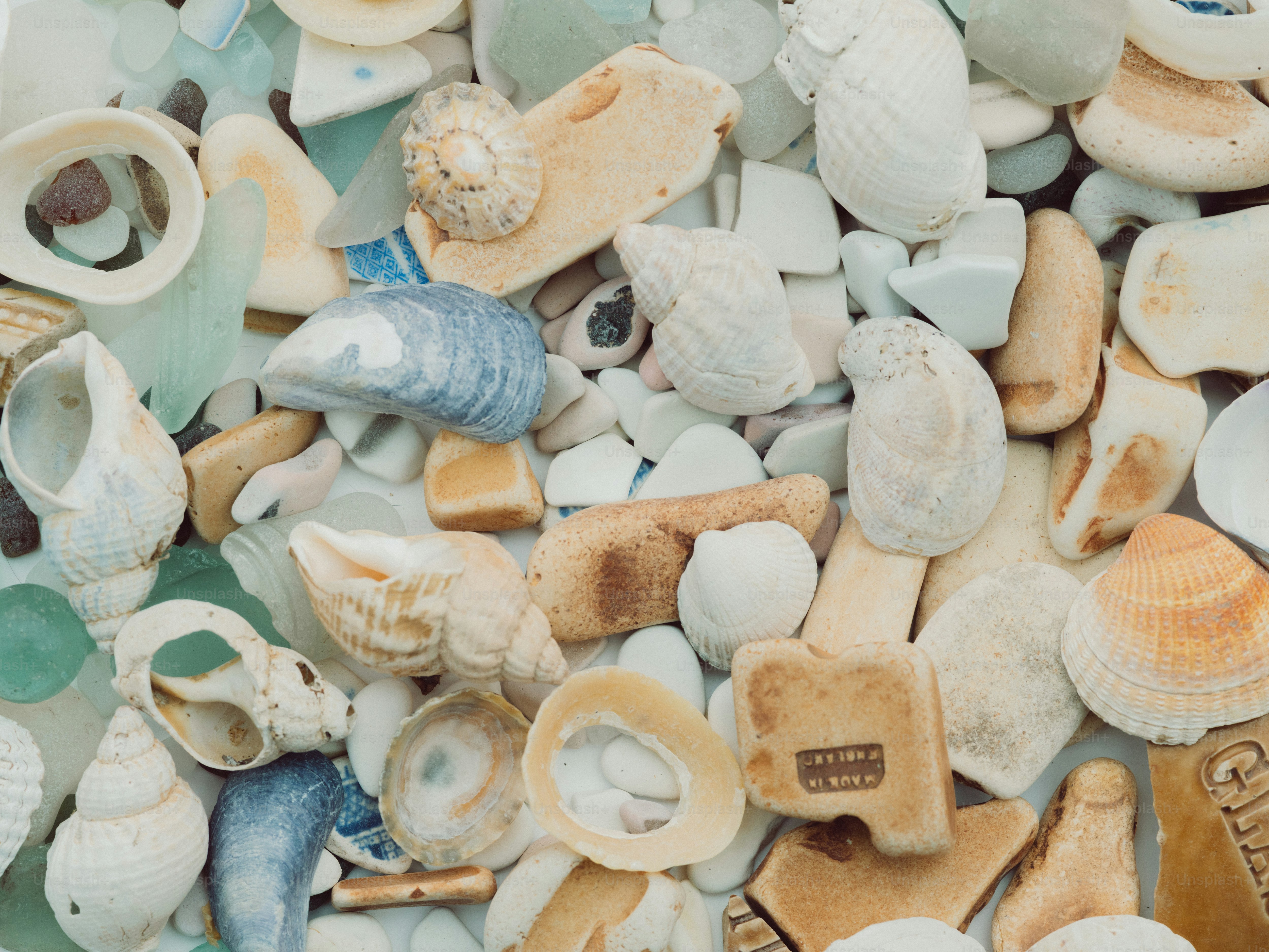 A pile of colorful sea glass pieces photo – Texture Image on Unsplash