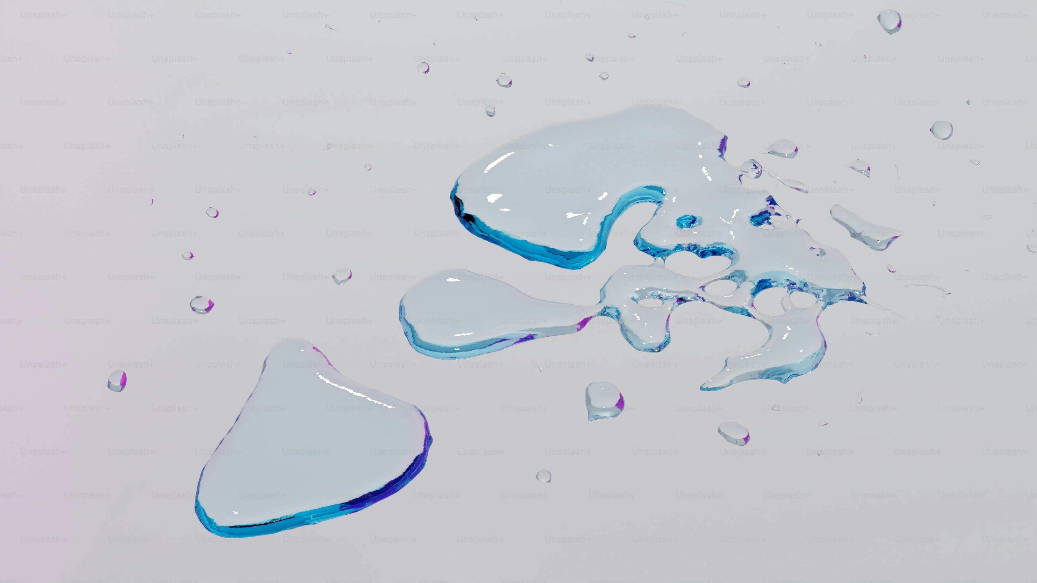 Blue liquid drops on a white surface photo – Wallpaper Image on Unsplash