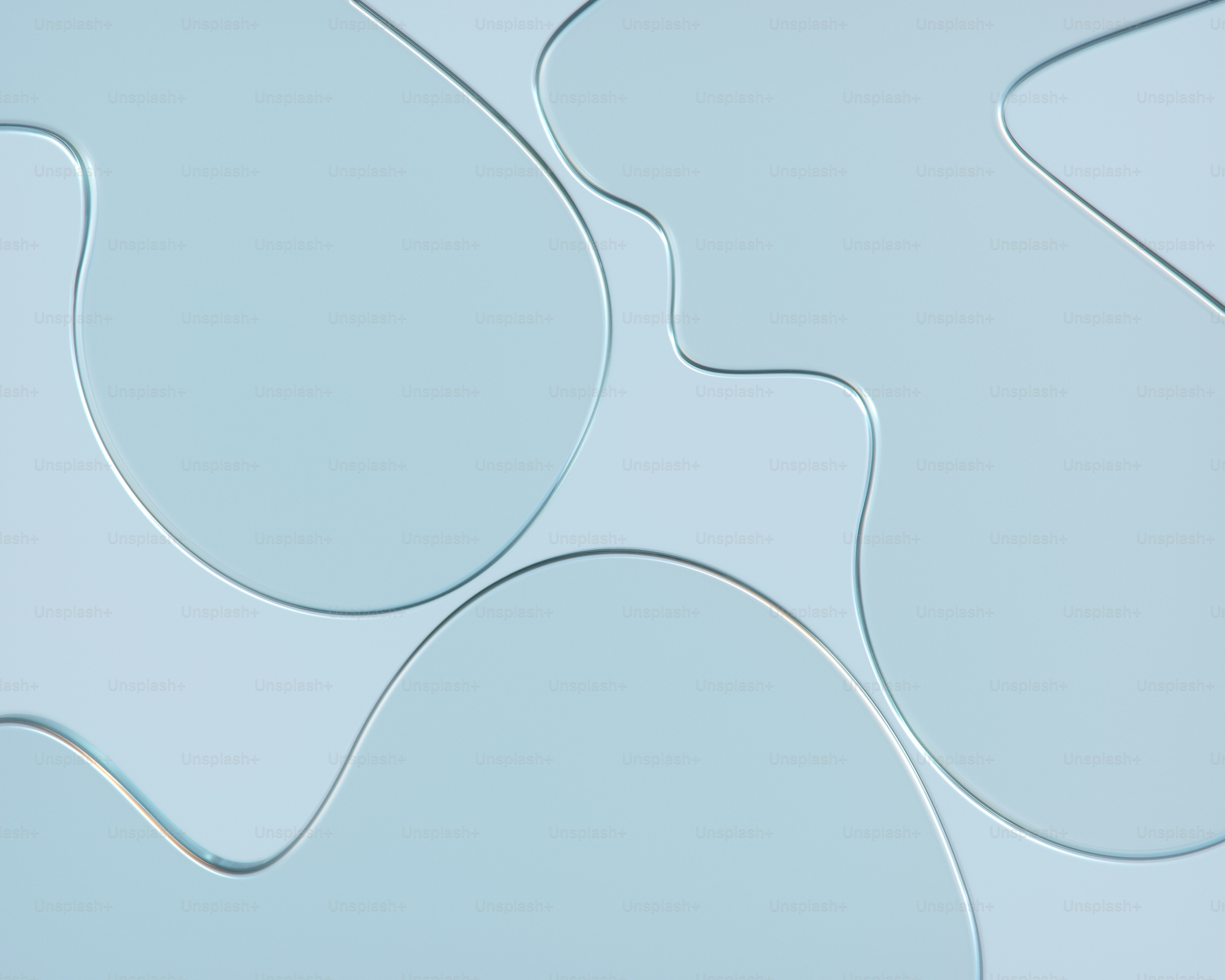 Abstract light blue shapes with soft edges photo – Background Image on ...
