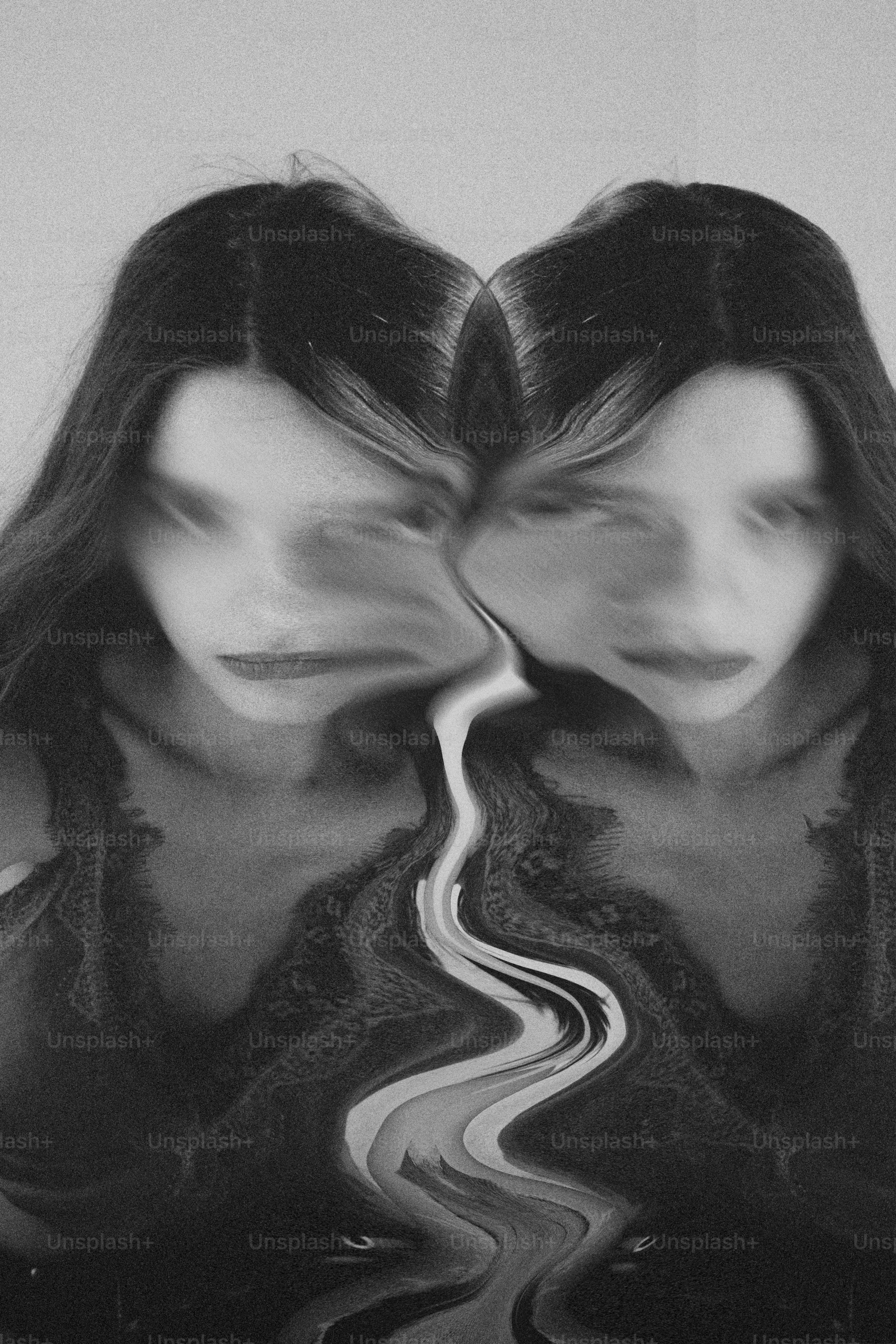 Abstract red form stretching on black background photo – Liquid Image ...