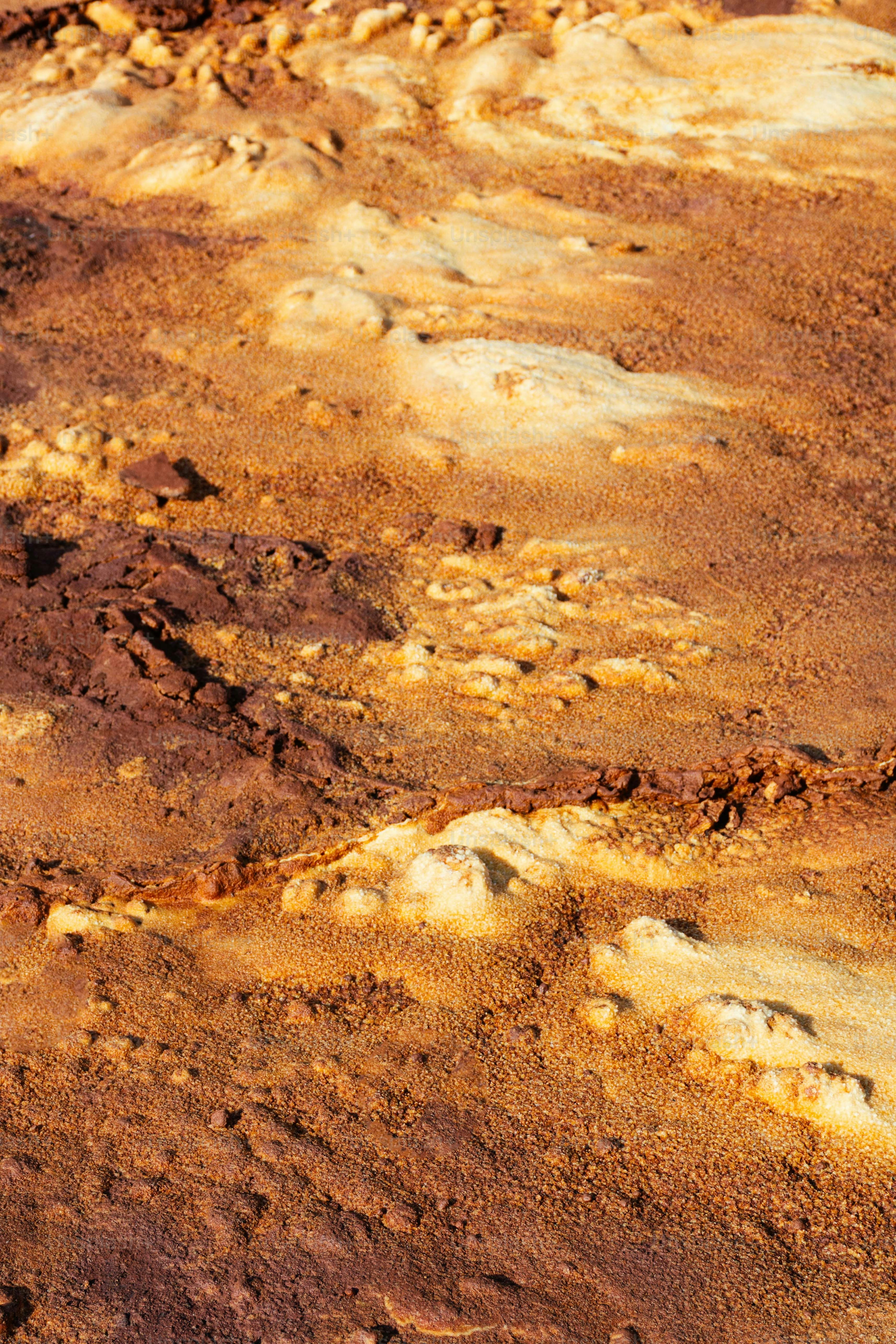 Tons terreux des gisements minéraux et des formations rocheuses photo ...