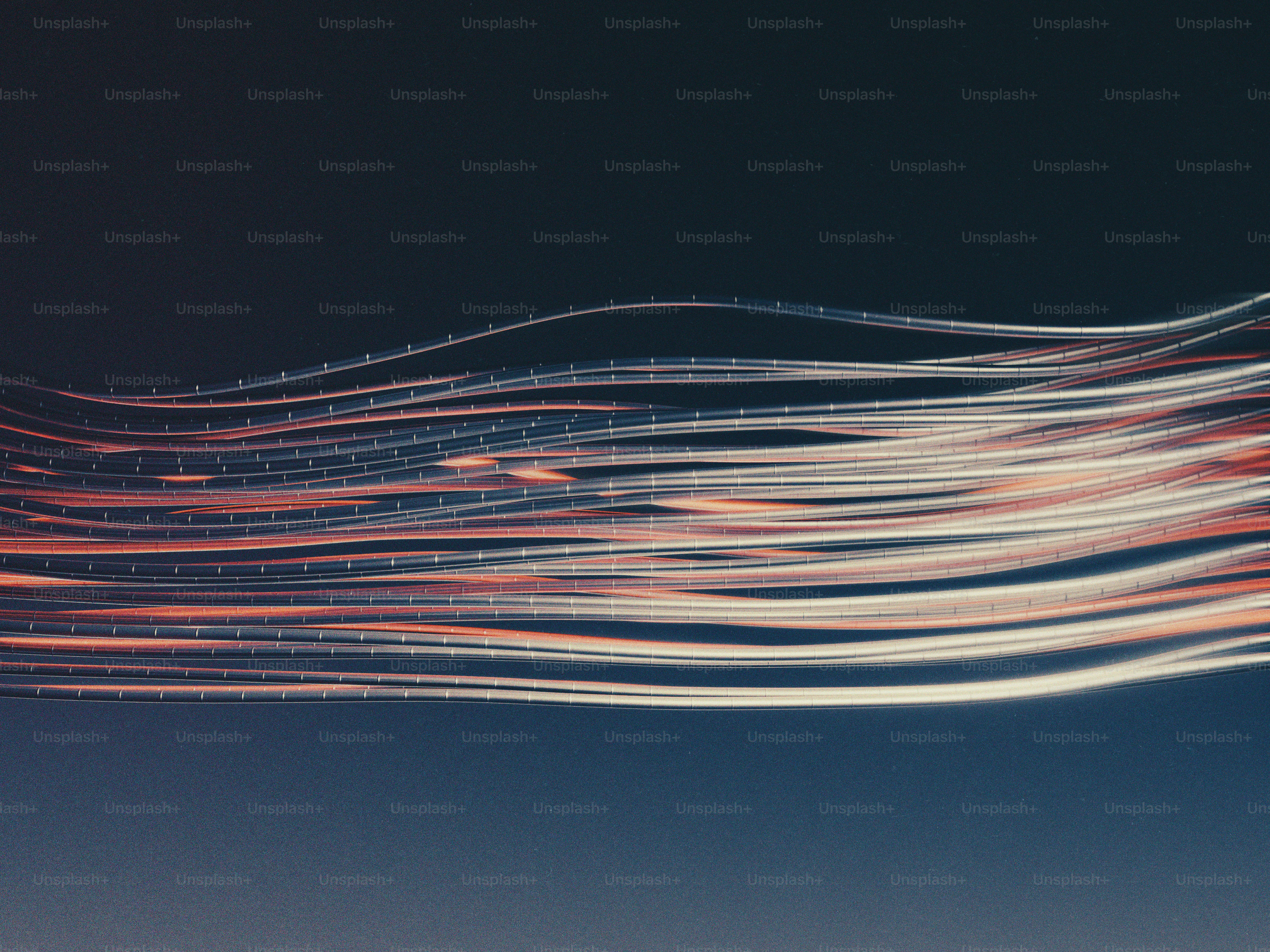Abstract light trails against a dark background photo – Abstract Image ...