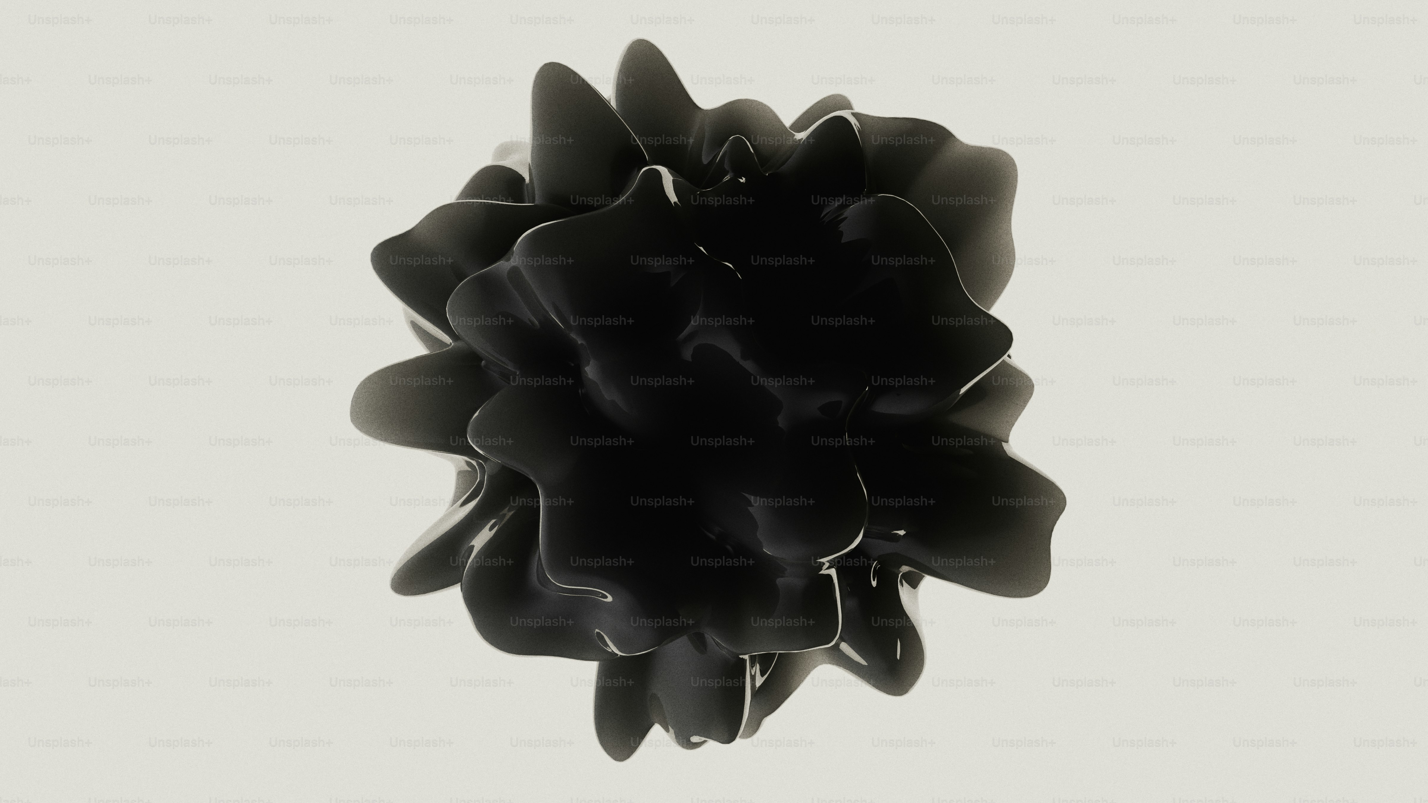 Forma astratta e scura amorfa su uno sfondo chiaro foto – Immagine di ...