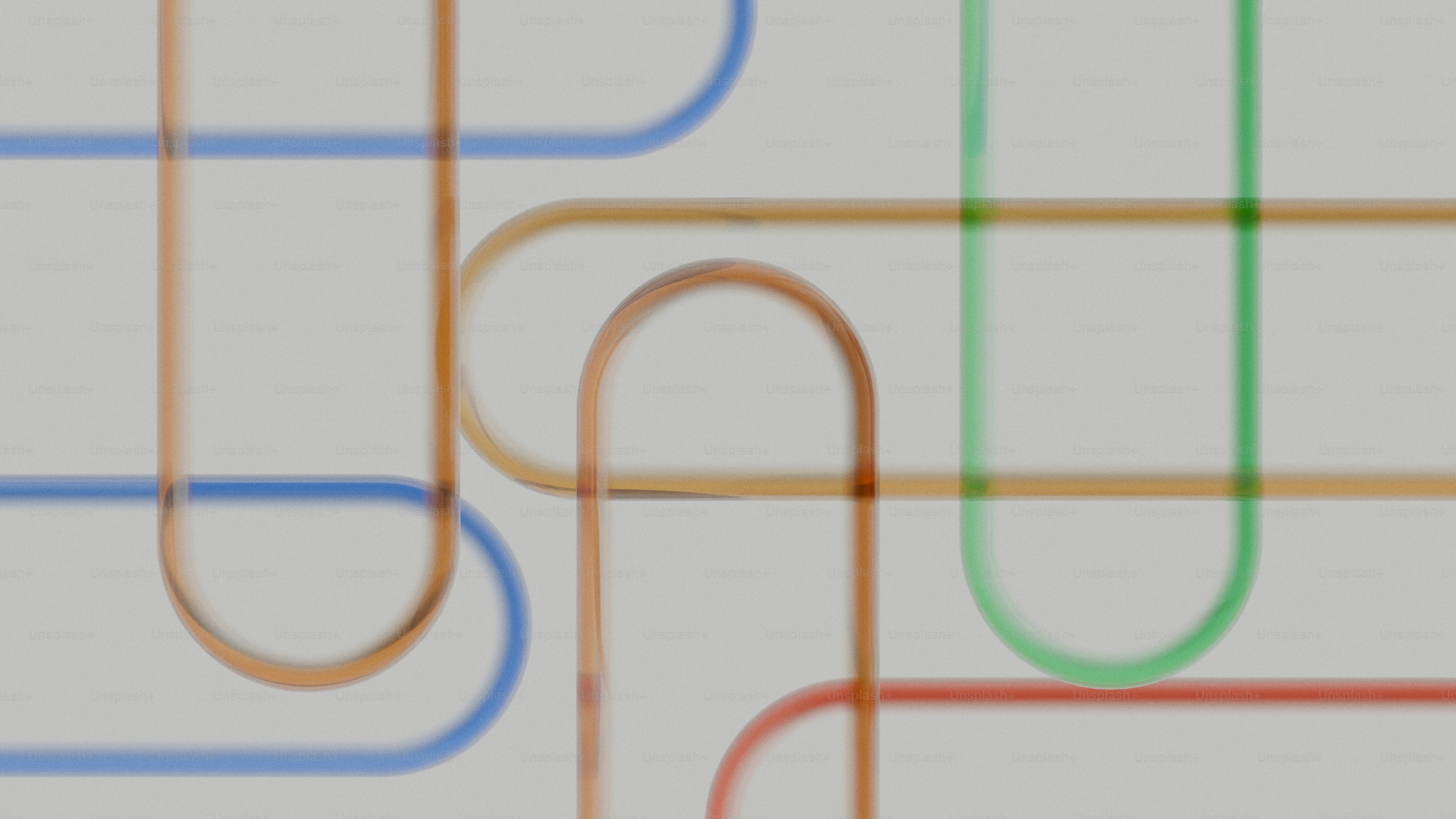 Abstract lines in multiple colors on a neutral background photo ...