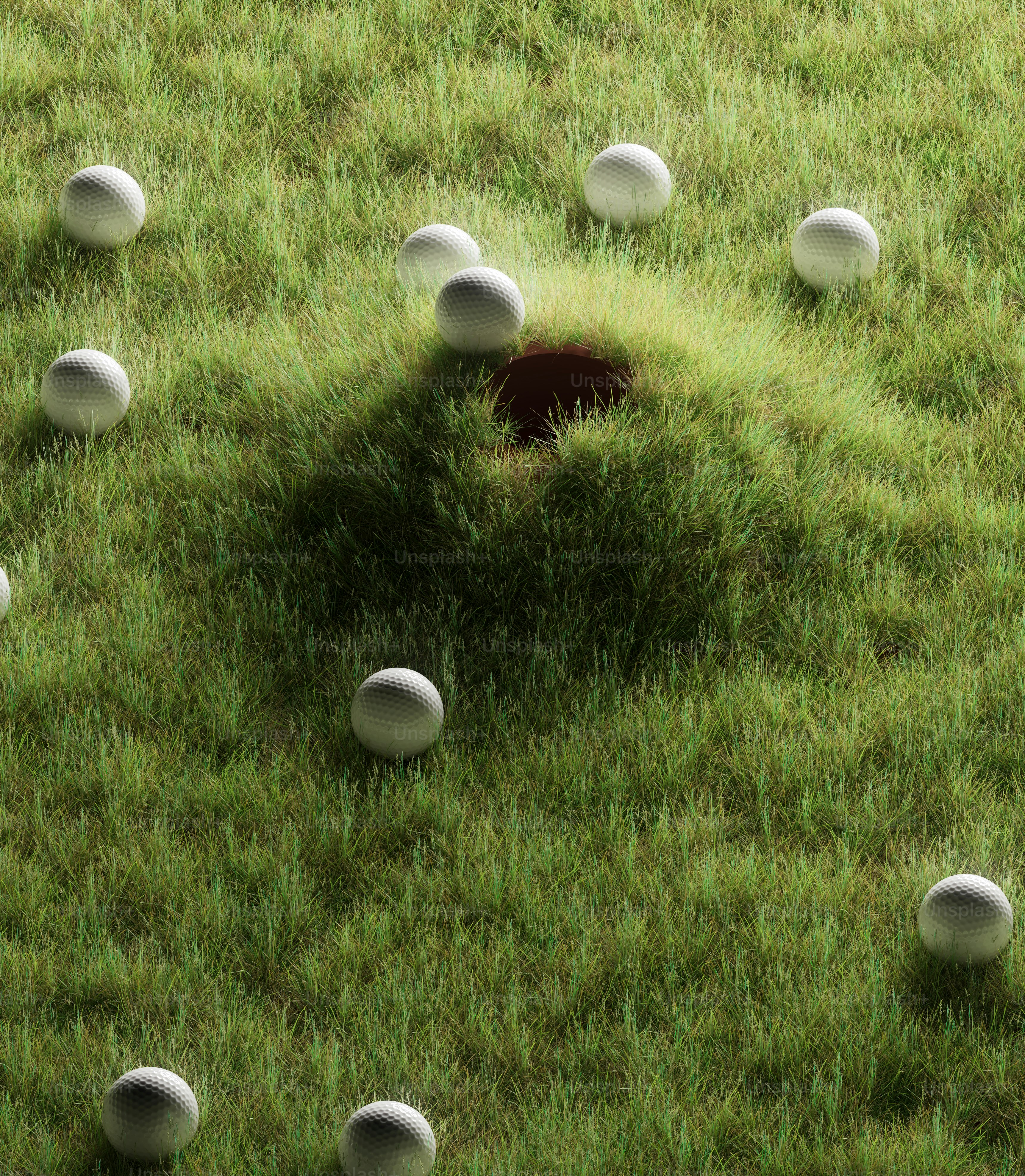 Colorful wavy pattern with a single red circle. photo – Background ...