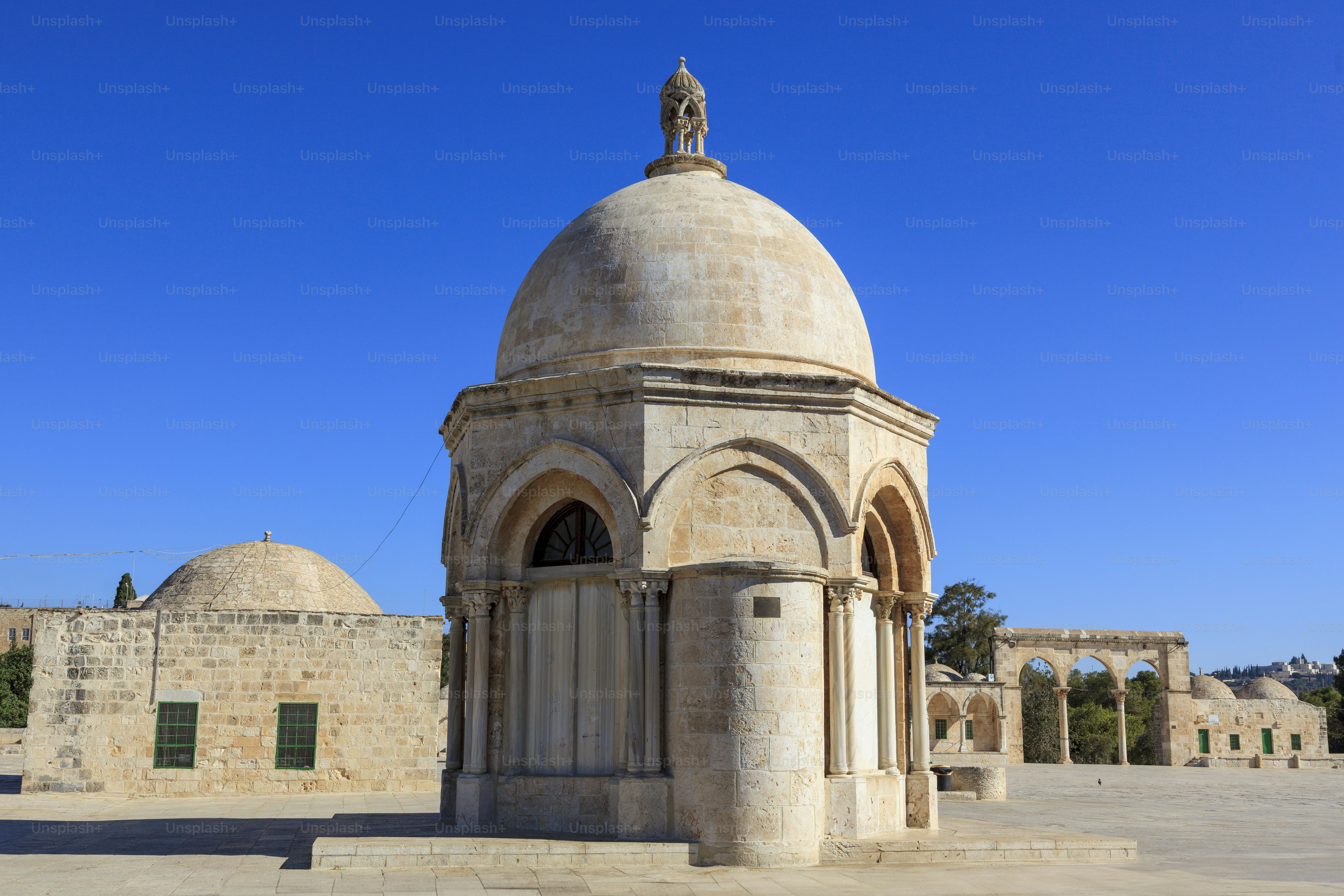 The Dome of the Ascension on the Temple Mount in Jerusalem’s Old City ...