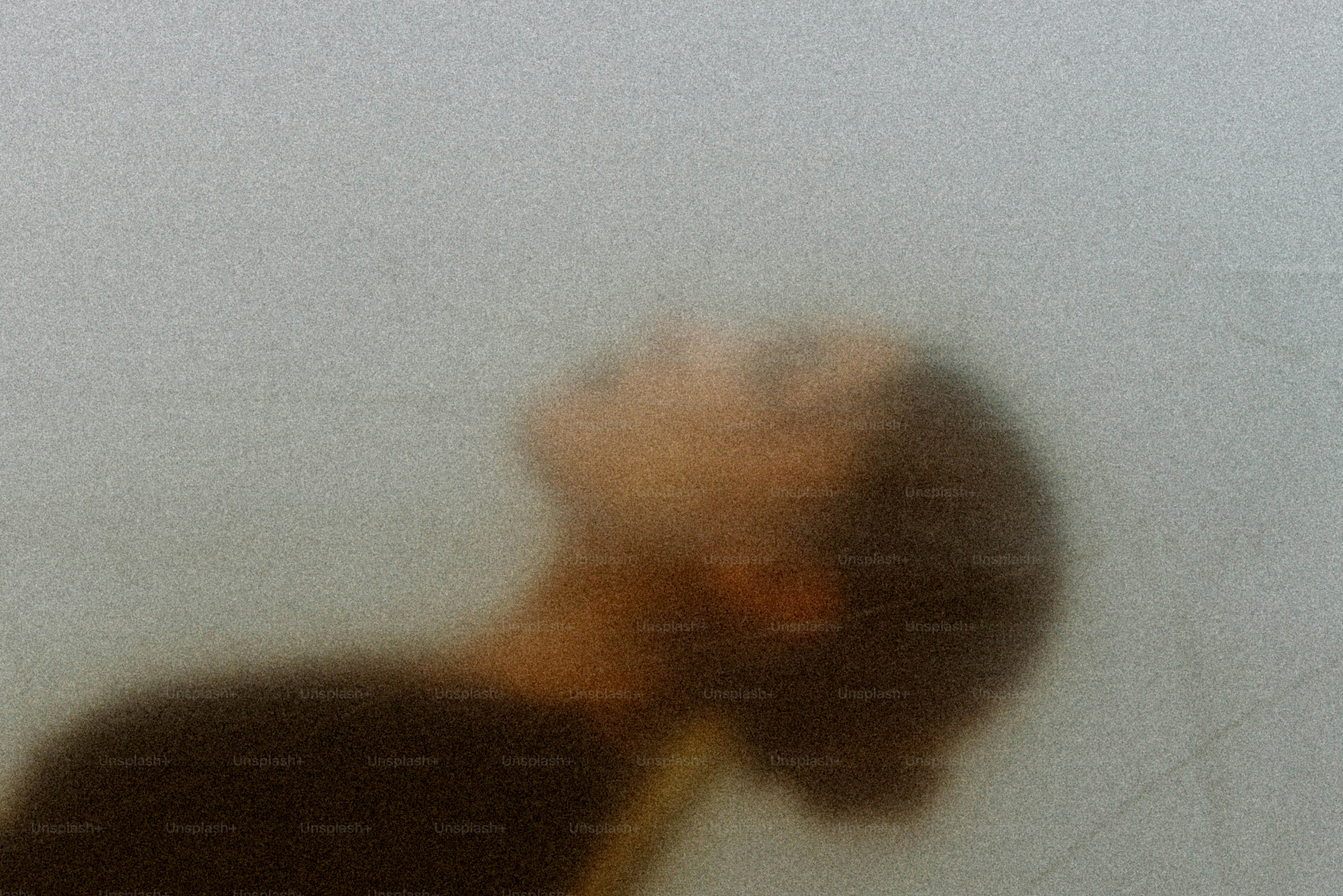 Blurred profile of a person's head and neck. photo – Texture Image on ...