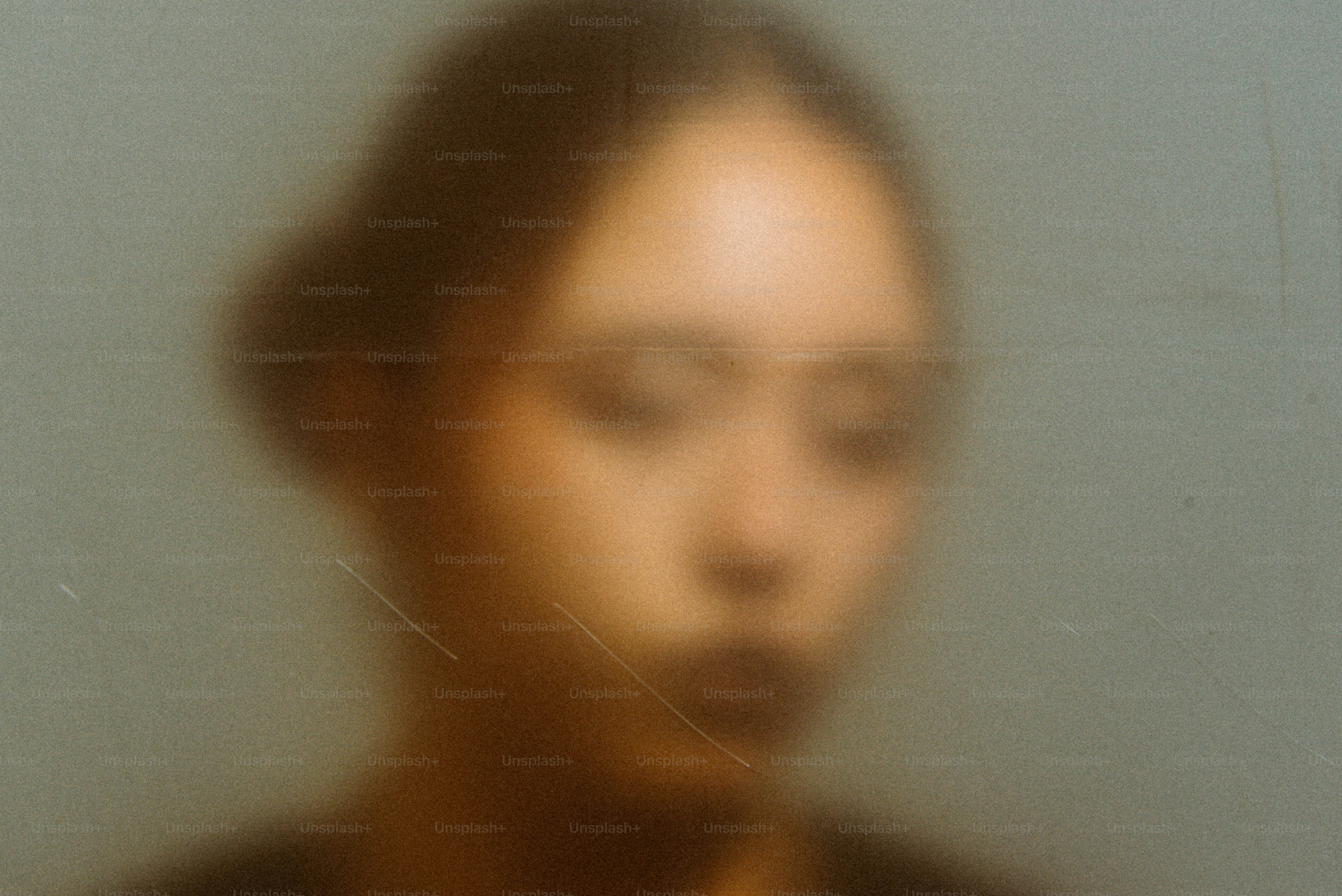 Blurred close-up of a woman's face photo – Abstract Image on Unsplash