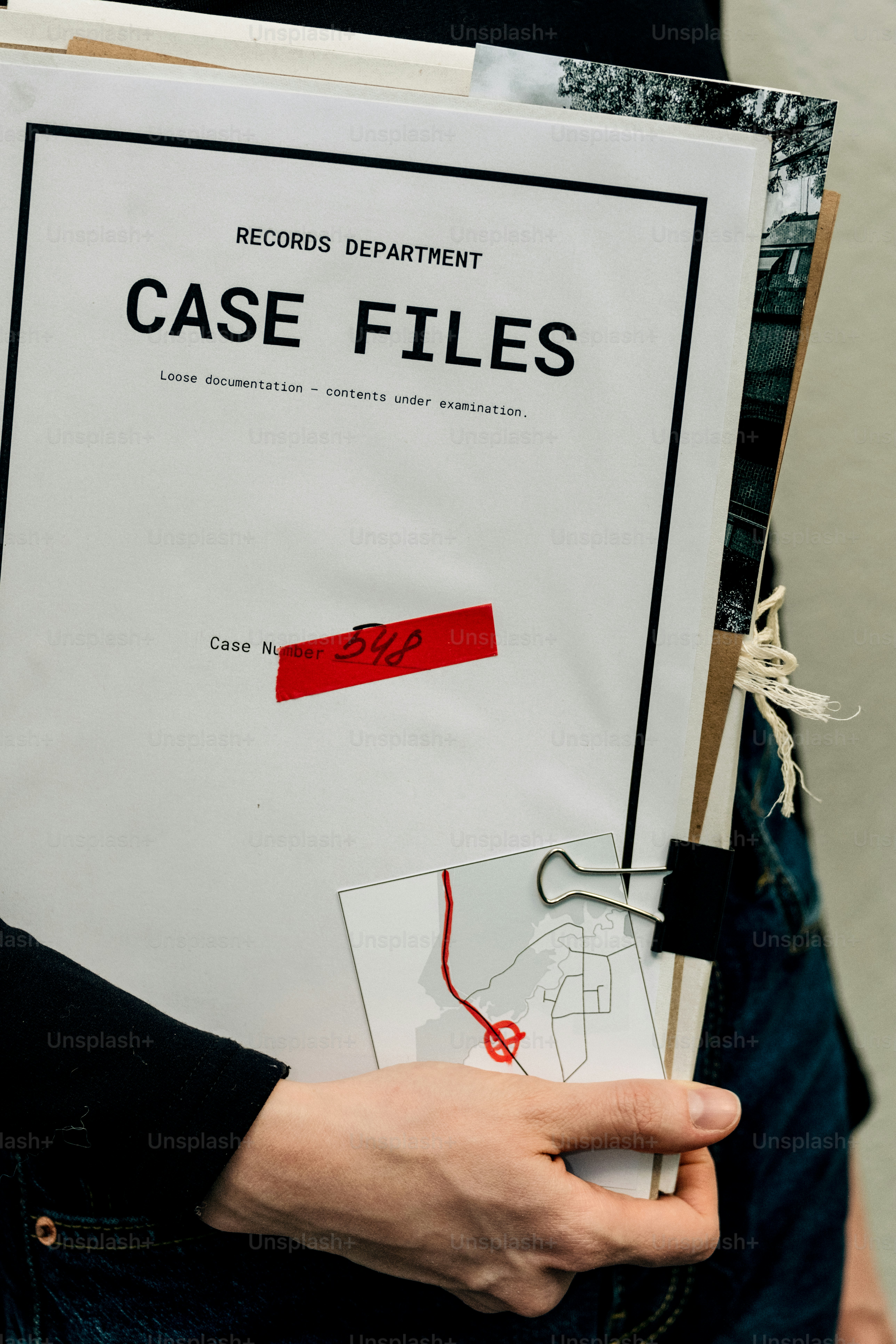 Person holding case files and documents photo – Map Image on Unsplash