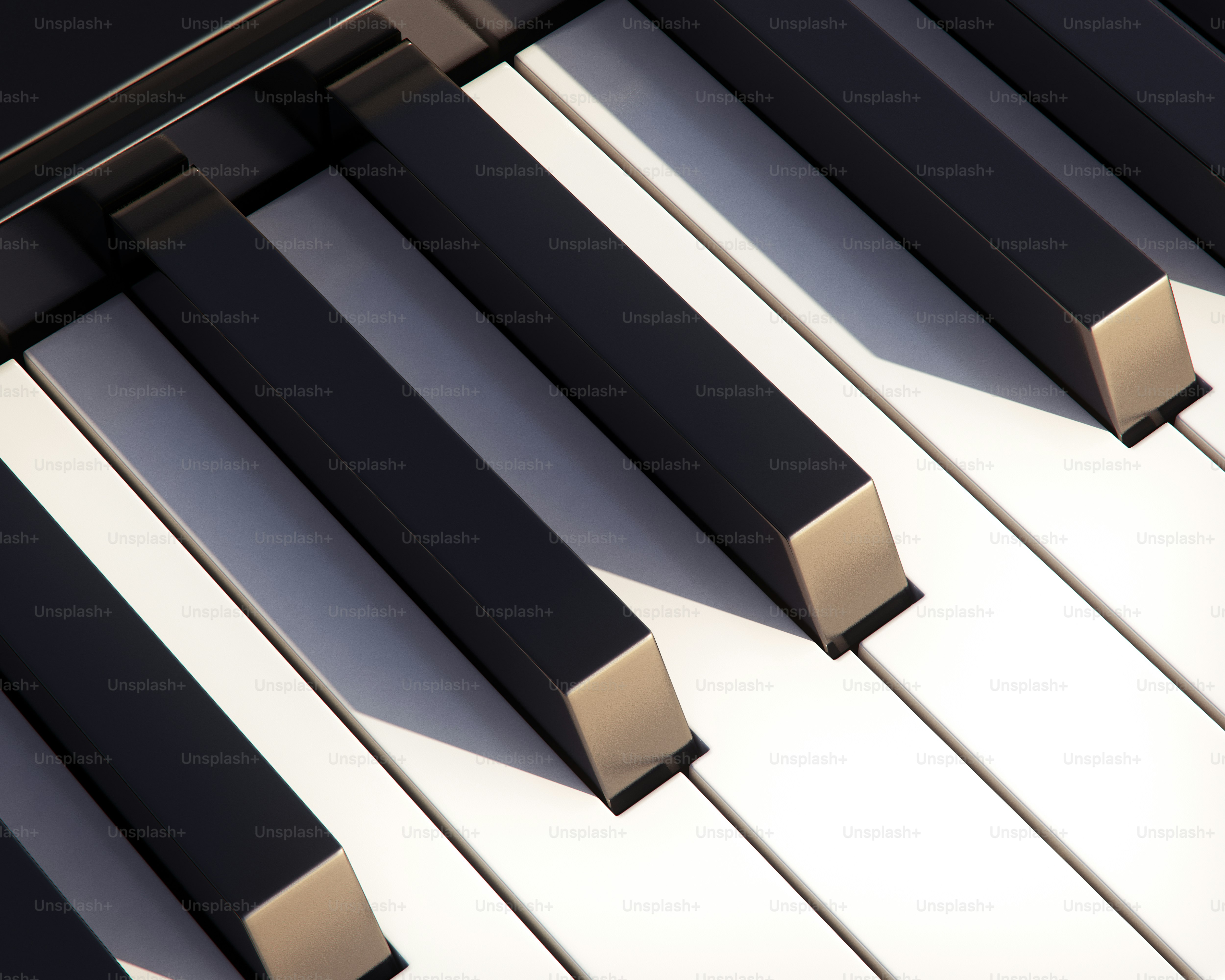 Close-up of piano keys in sharp focus photo – Abstract Image on Unsplash