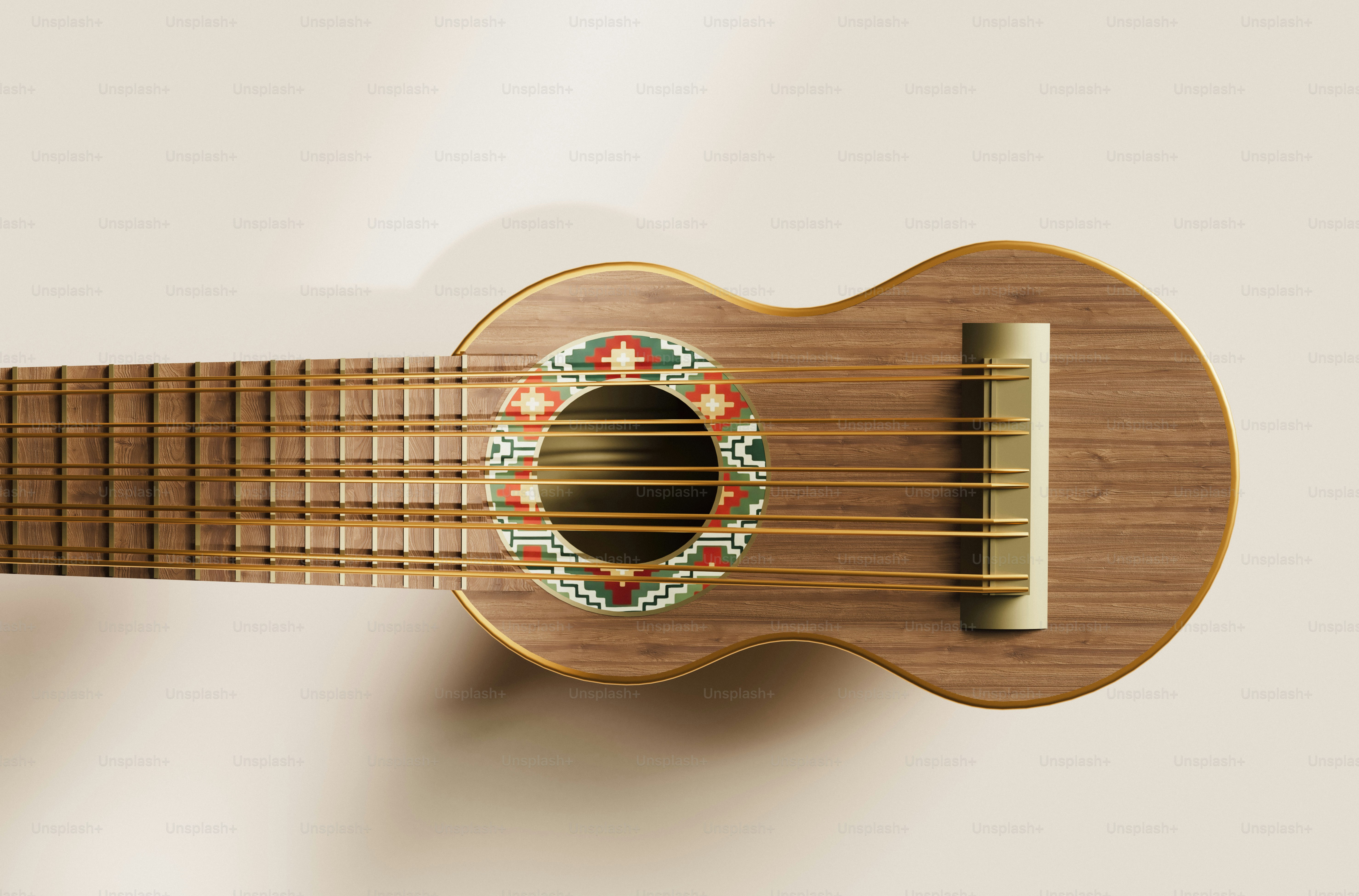 A wooden djembe drum on a light pink background. photo – Art Image on ...