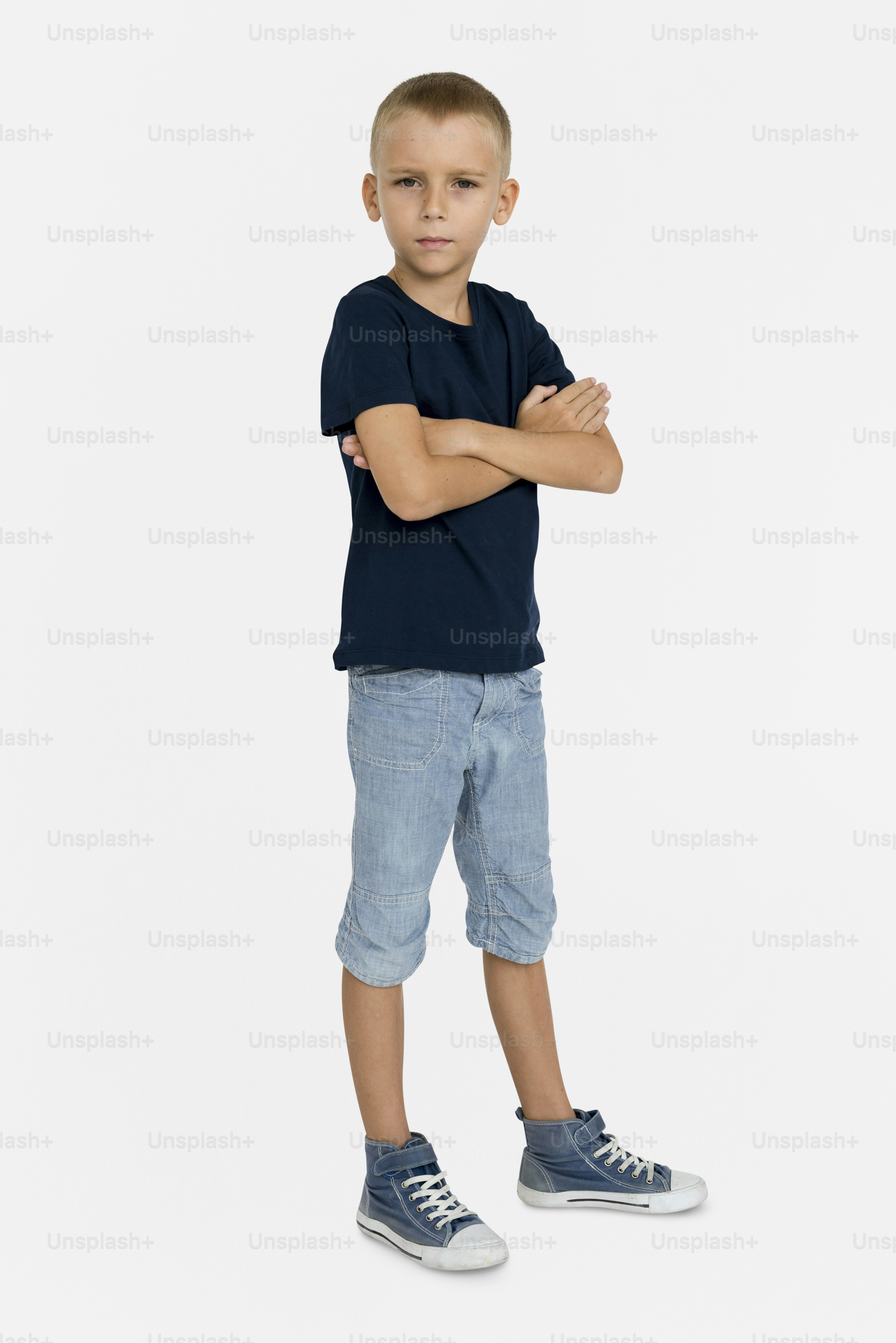 Little Boy Confidence Self Esteem Portrait Concept photo – Boys Image ...