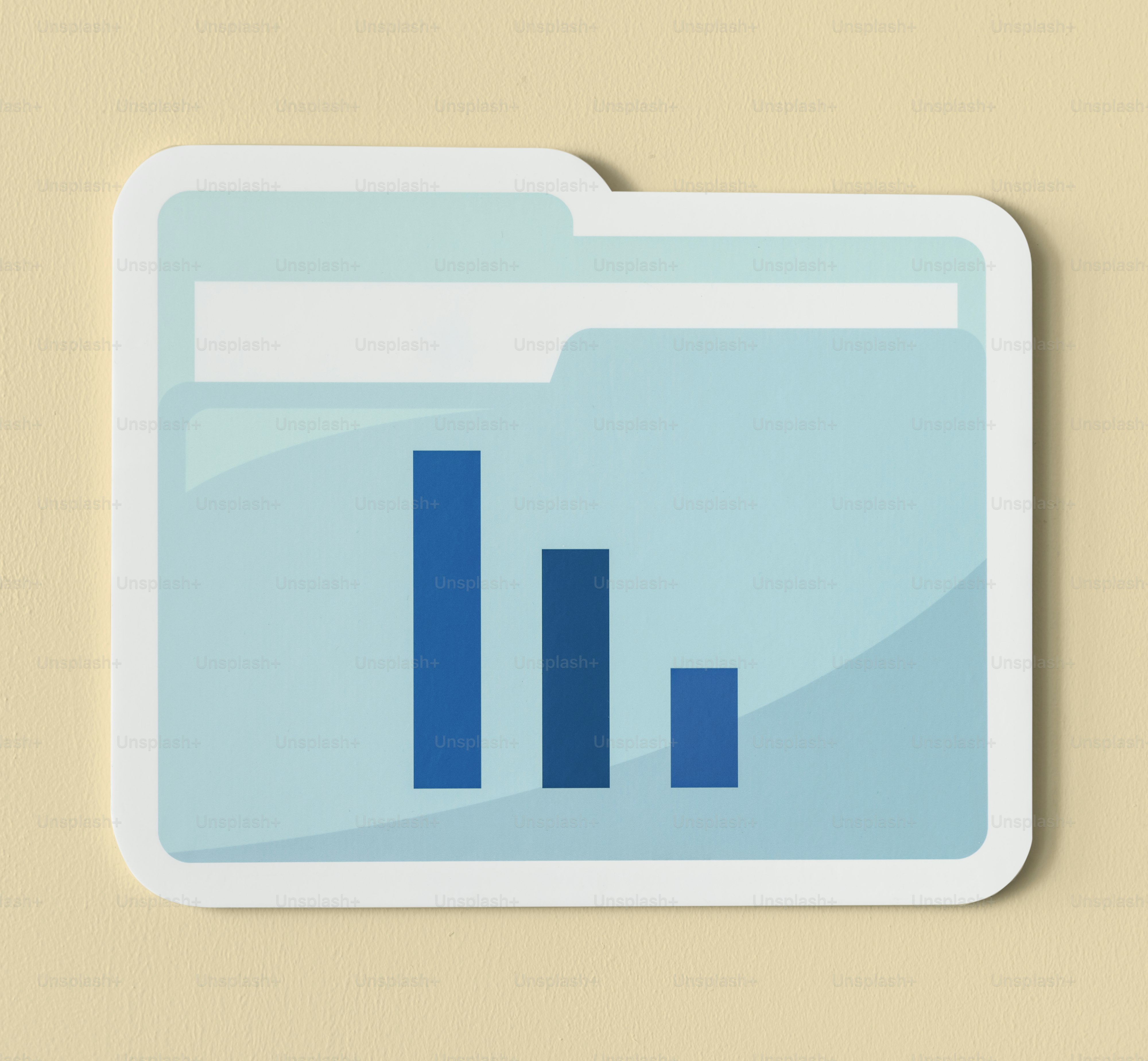 Business analysis report folder icon ***These graphics are derived from ...