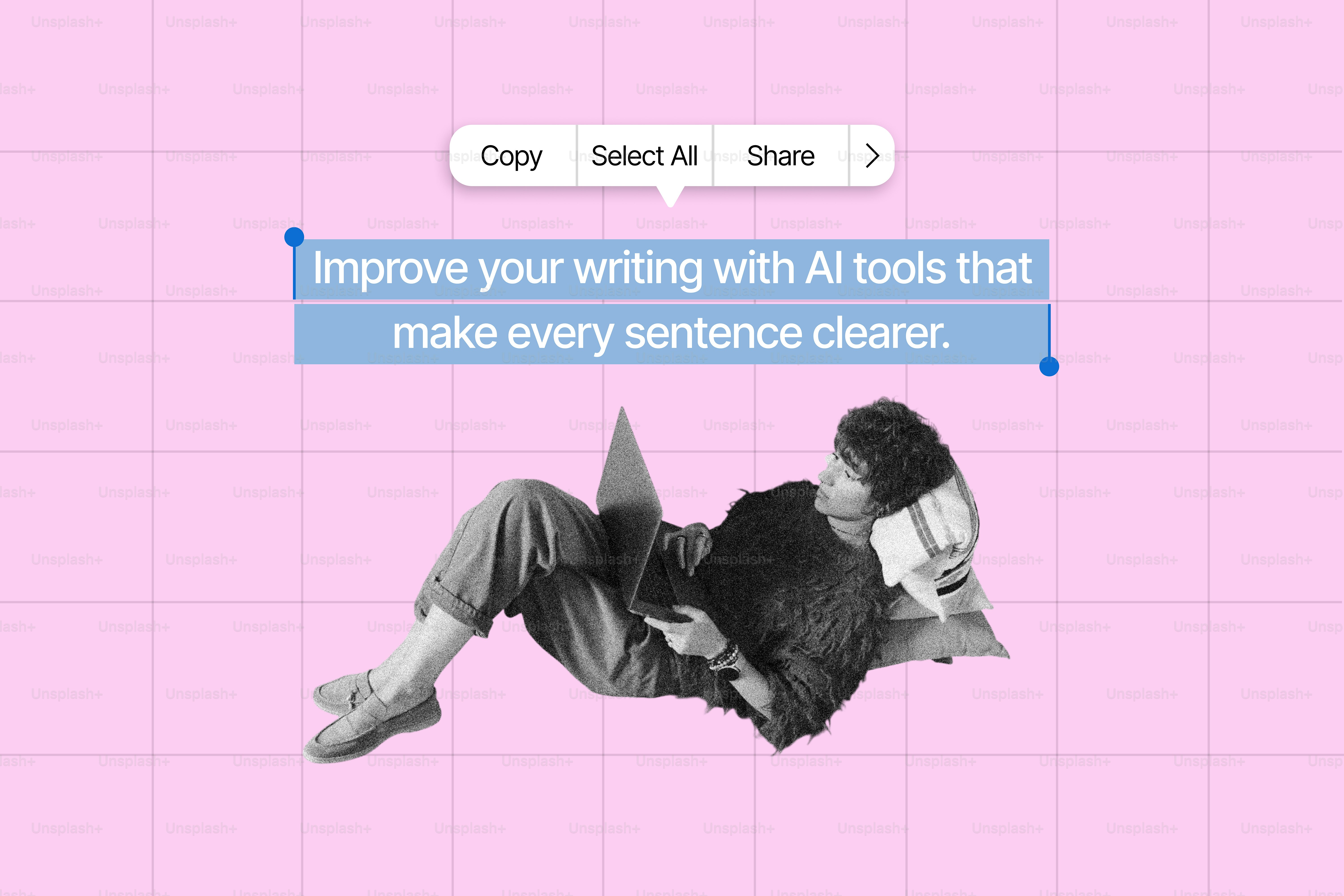 Computer mouse and text input box with ai writing tool photo ...