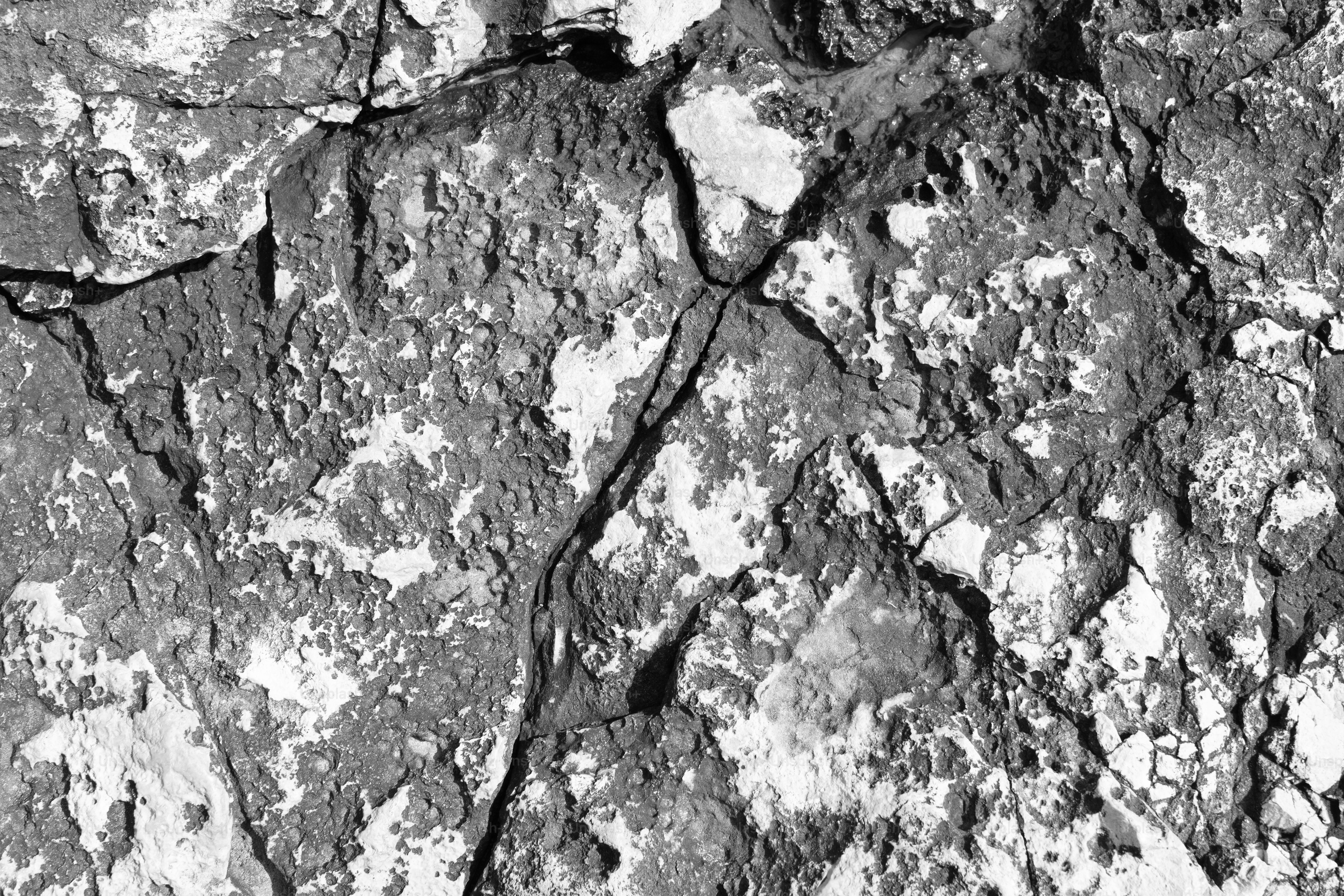Grungy black and white wall with torn paper texture. photo – Wallpaper ...