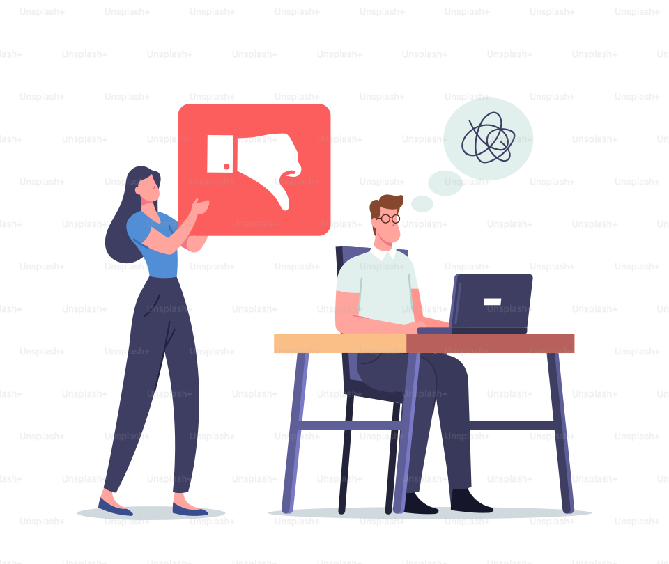 Businessman in Stress Need to Rework. Boss Character Yell at Office ...