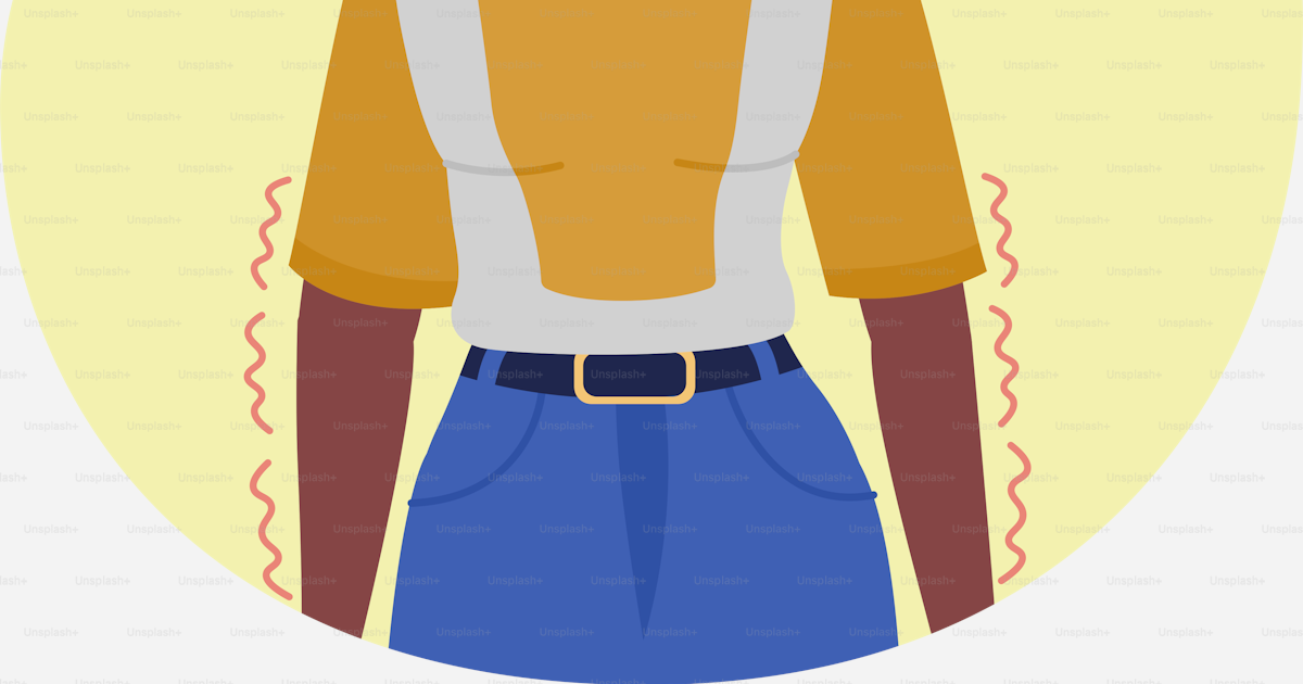 열이 있는 세미 플랫 컬러 벡터 캐릭터를 가진 여자 포즈를 취하는 모습 흰색에 전신 사람 포스트 코비드 증후군은 그래픽 디자인과 애니메이션을 위한 현대 만화 스타일의