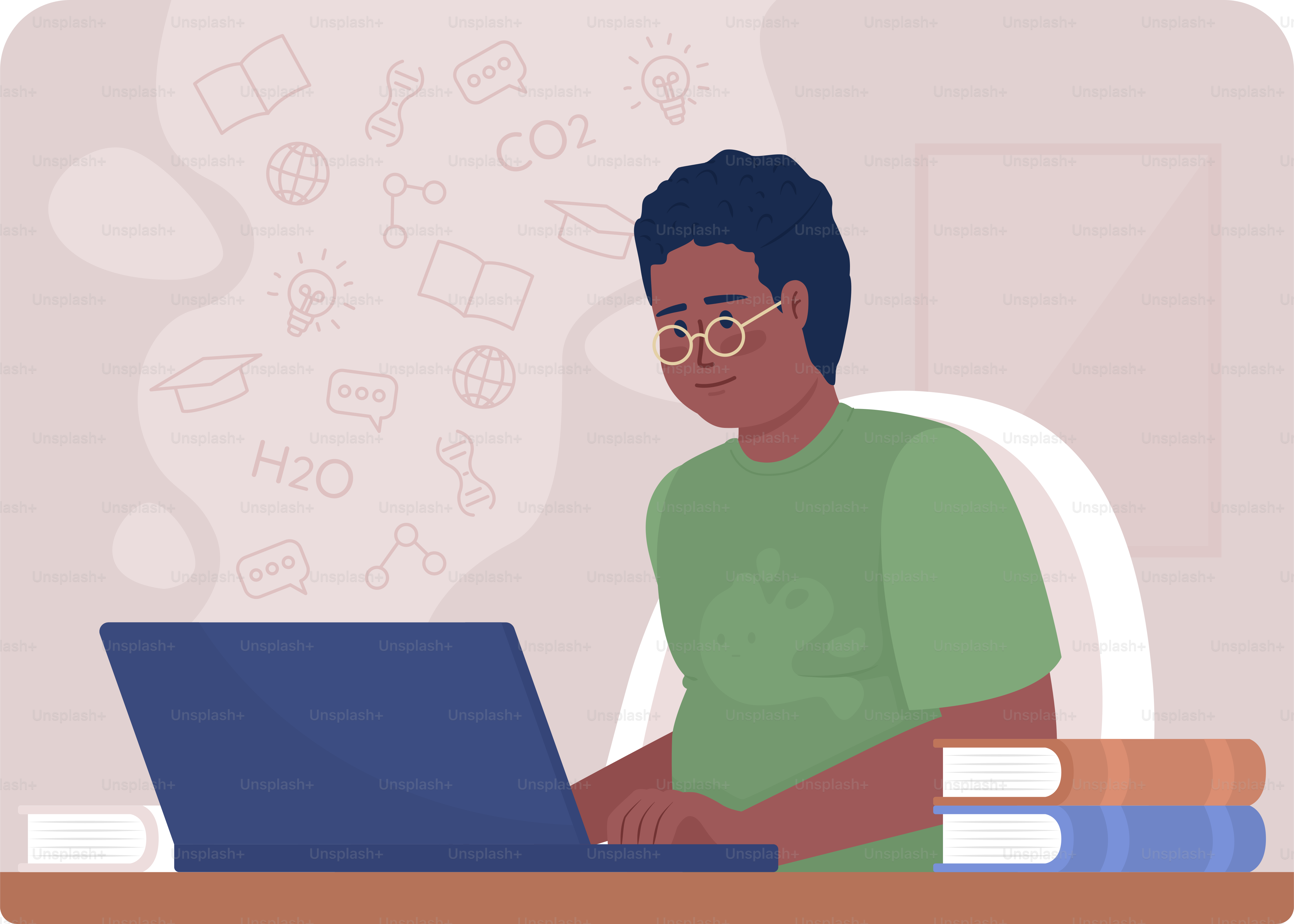 Out-of-school learning 2D vector isolated illustration. Enrichment ...