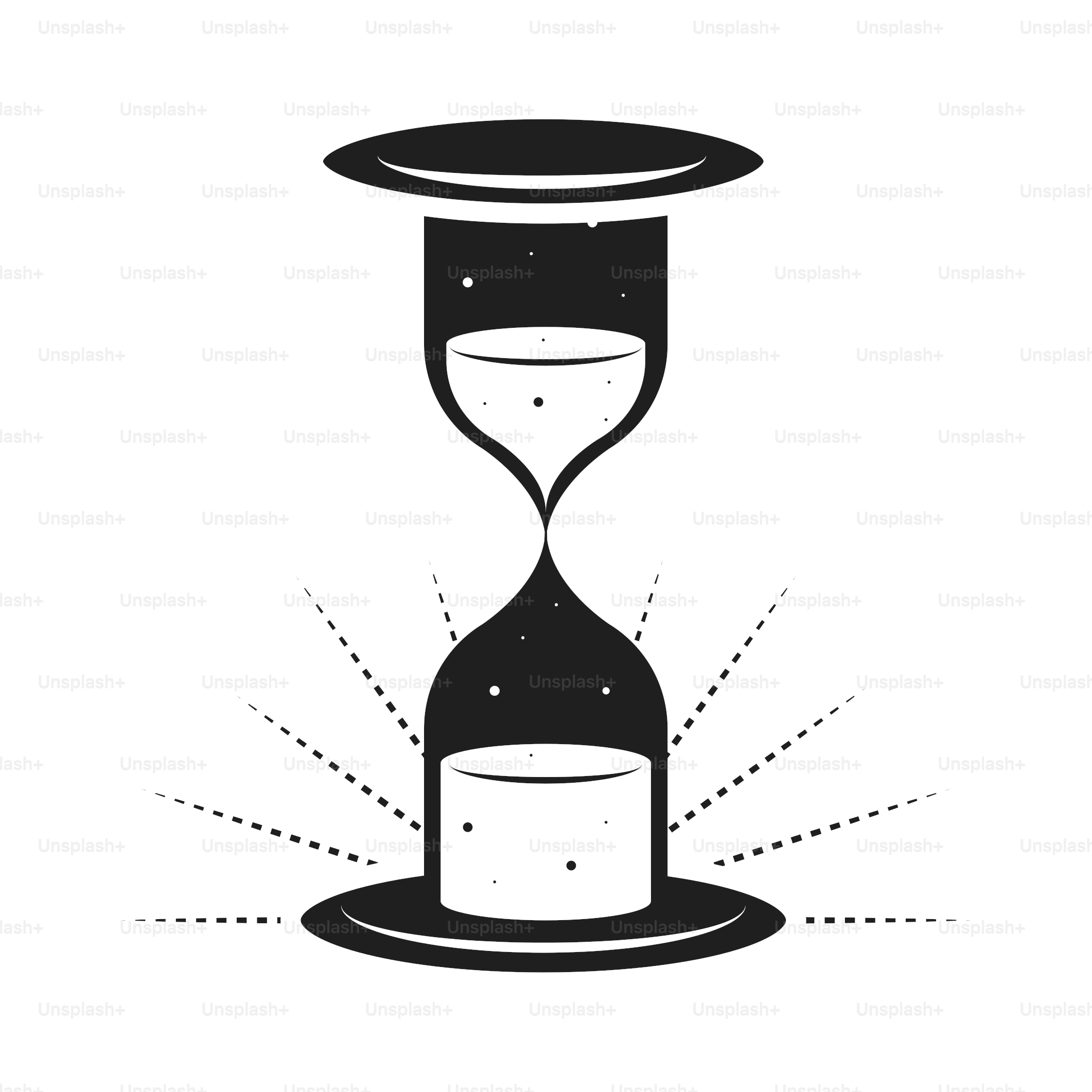 Hourglass esoteric colorless icon isolated vector – Hourglass Image on ...