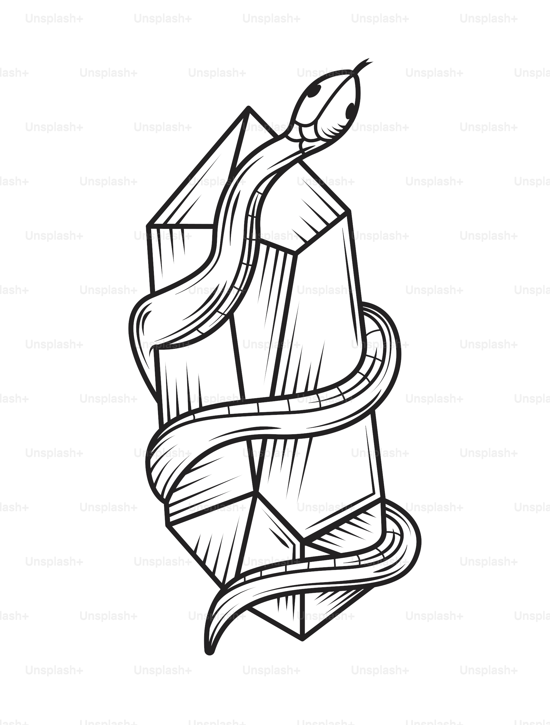 Snake crystal alchemy isolated icon vector – Snake Image on Unsplash