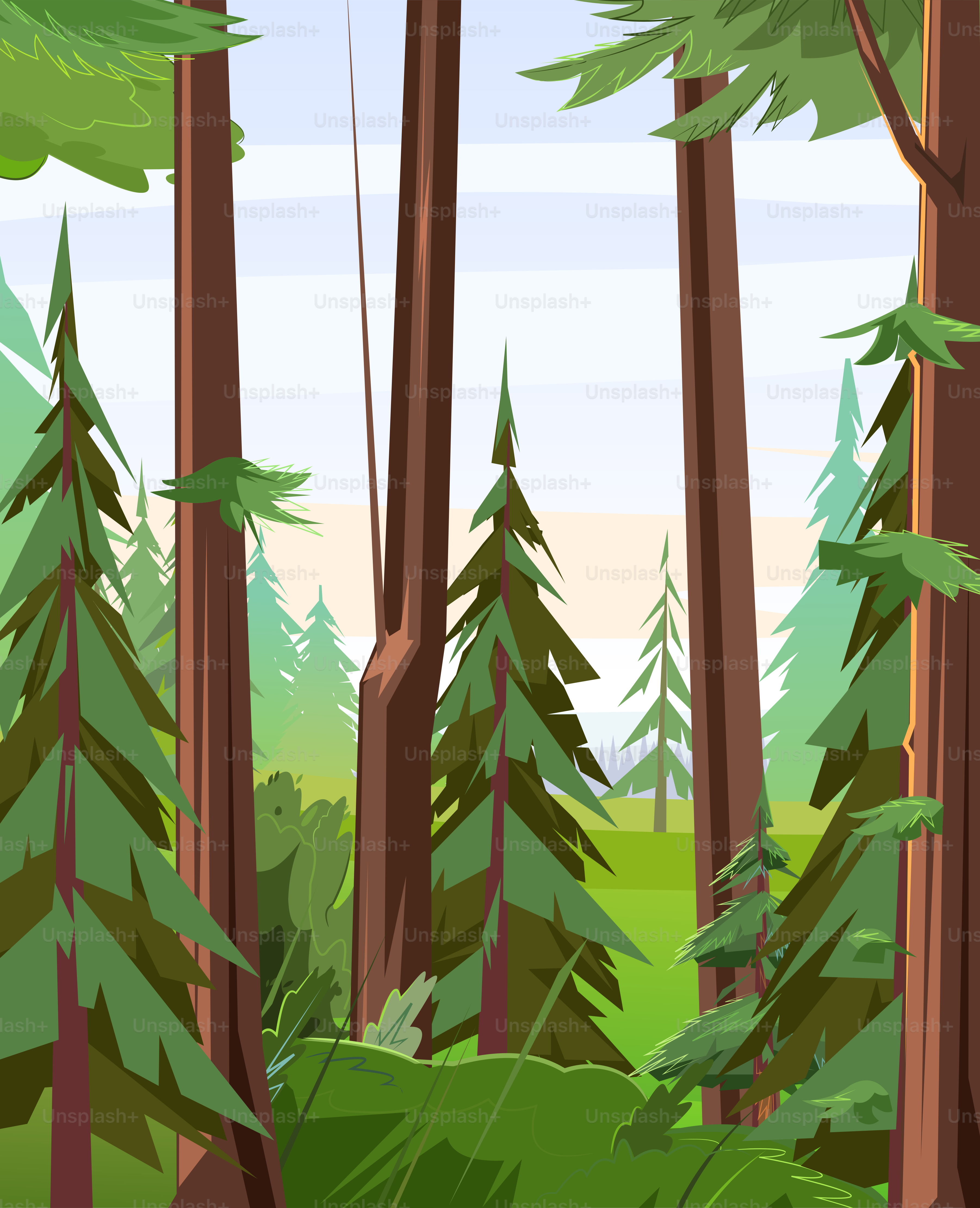 Forest Illustrations | Download vector on Unsplash