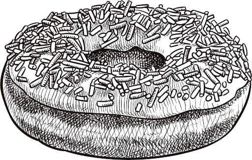 Old style illustration of a doughnut vector – Food Image on Unsplash