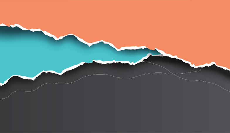 Vektor Lembaran kertas robek dan robek. Ilustrasi vektor. – Gambar Biru ...