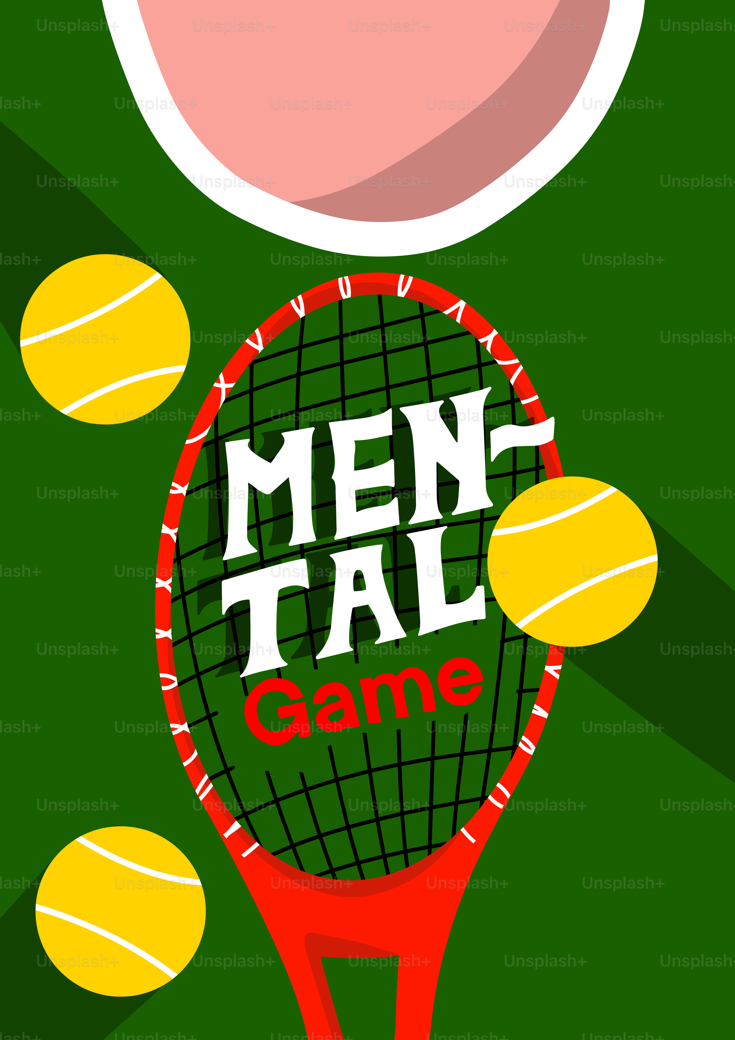 A tennis racket with the words men's tall game on it vector – Tennis ...