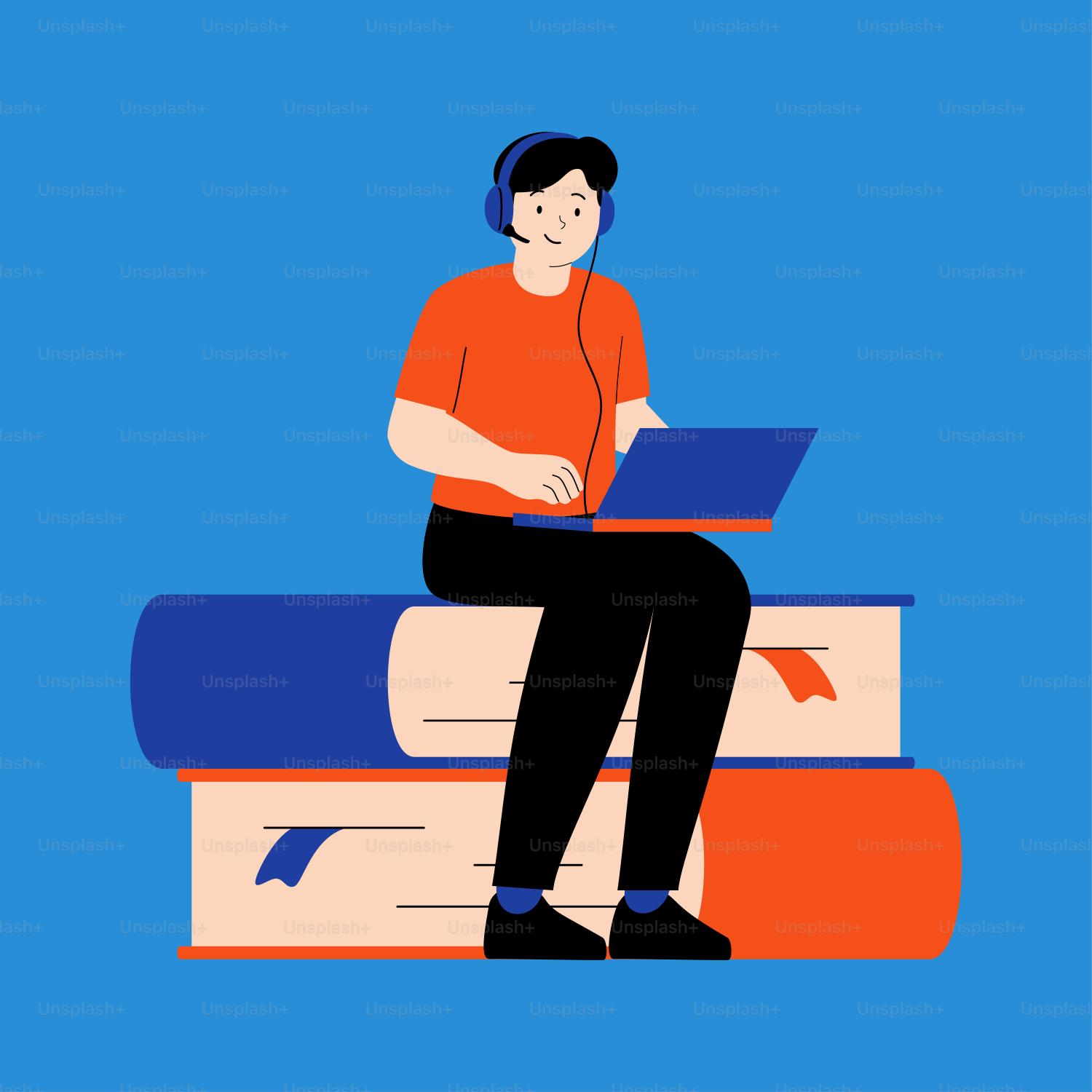 Person Illustrations | Download vector on Unsplash